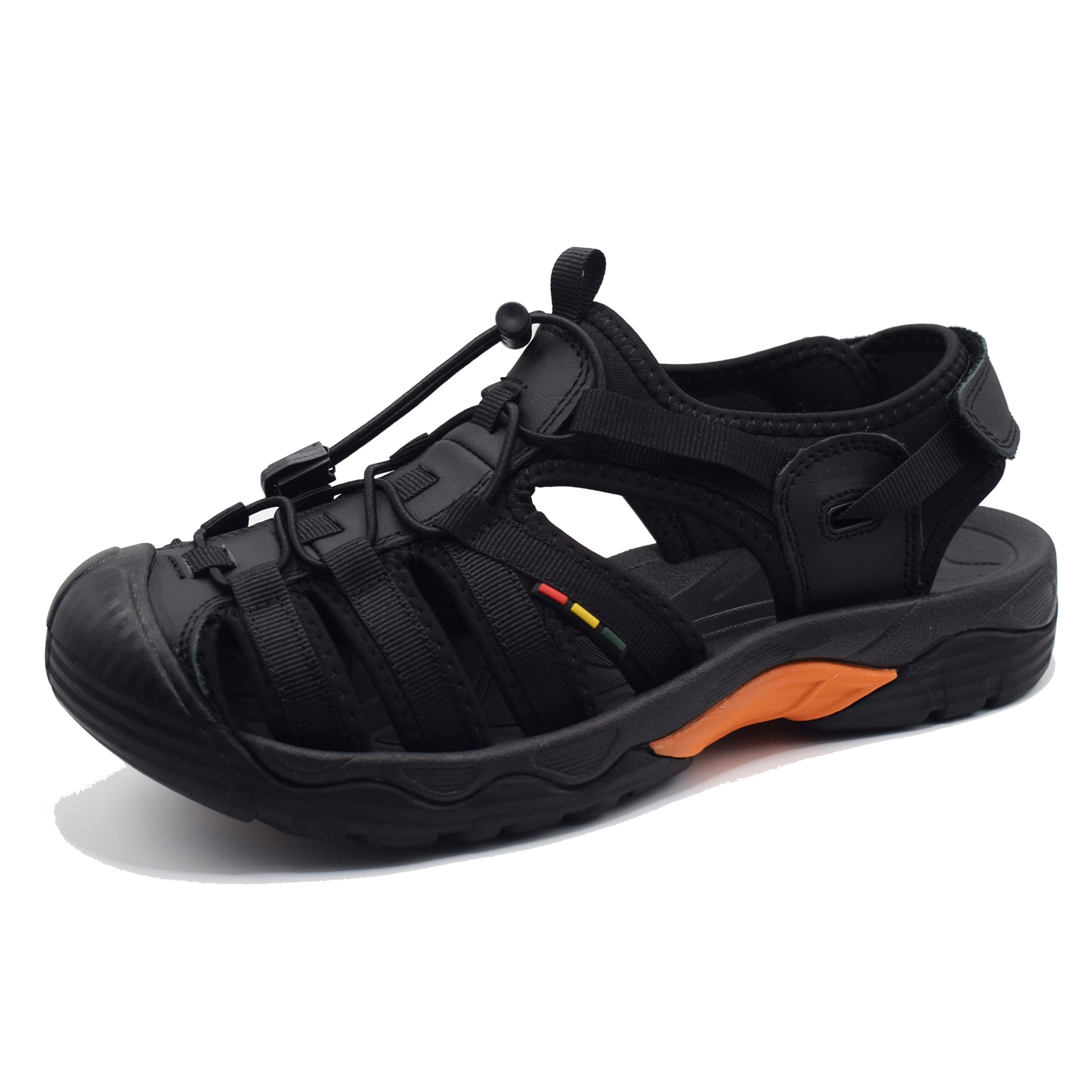 Men's Closed Toe Hiking Sandals Summer Beach Sandals Mens Athletic ...