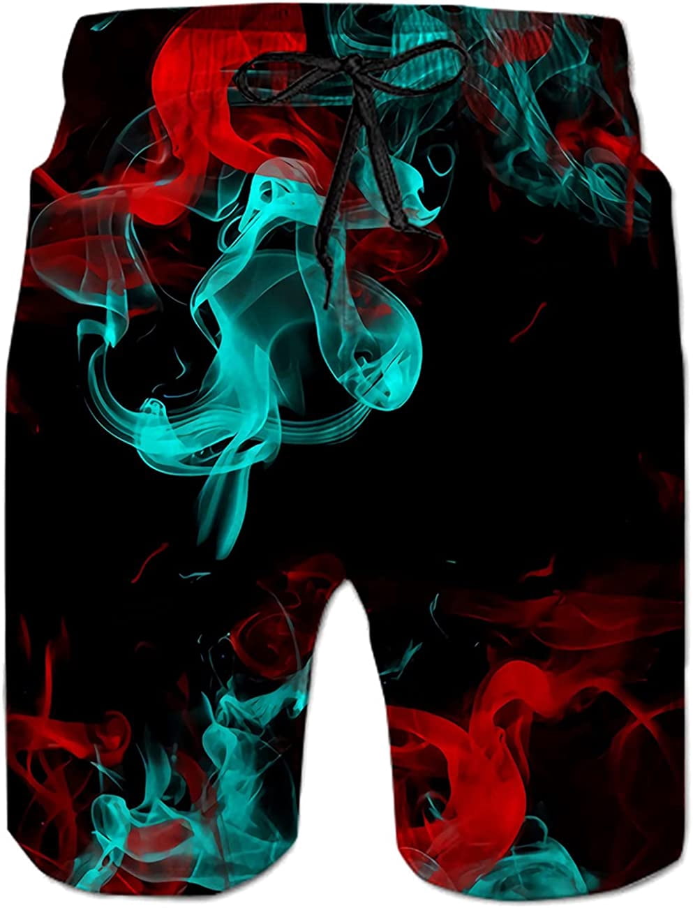 Men's Colorful-Smoke Swim Trunks Summer Cool Quick Dry Board Shorts ...