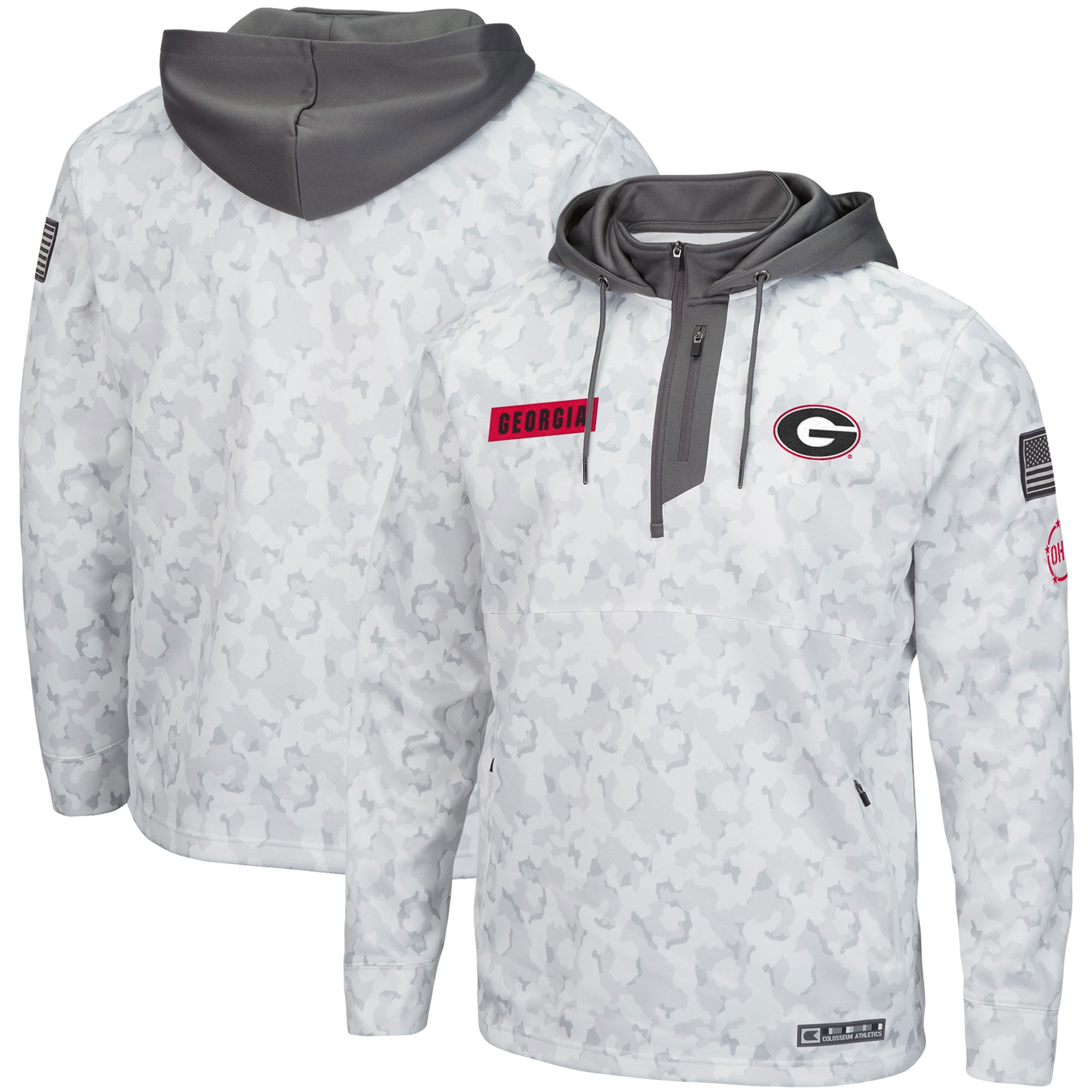 Men's Colosseum Arctic Camo Georgia Bulldogs OHT Military Appreciation ...
