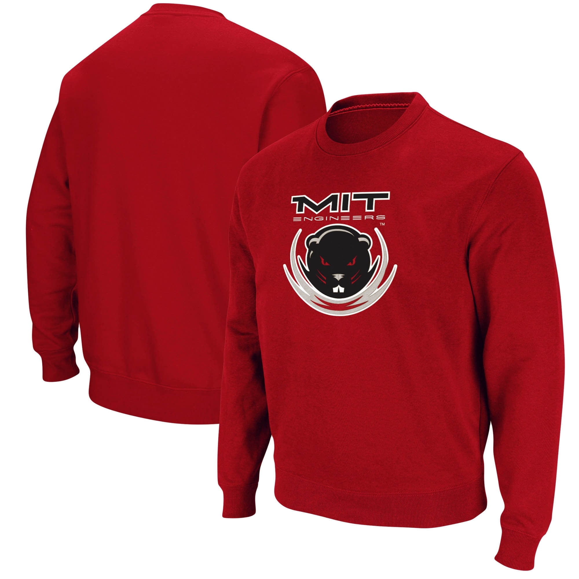 Men's Colosseum Cardinal MIT Engineers Arch & Logo Sweatshirt - Walmart.com