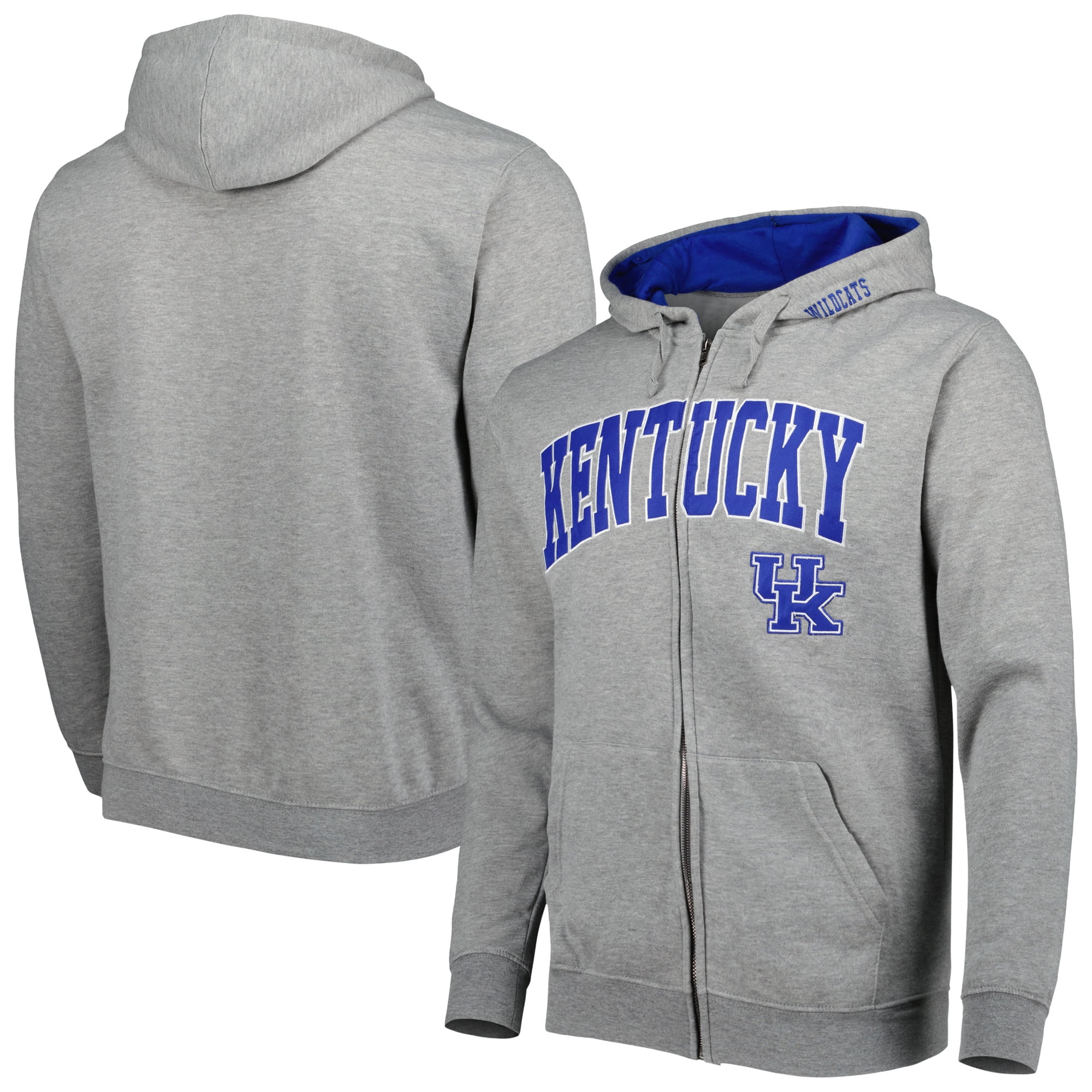 Men's Colosseum Heathered Gray Kentucky Wildcats Arch & Team Logo 3.0 ...