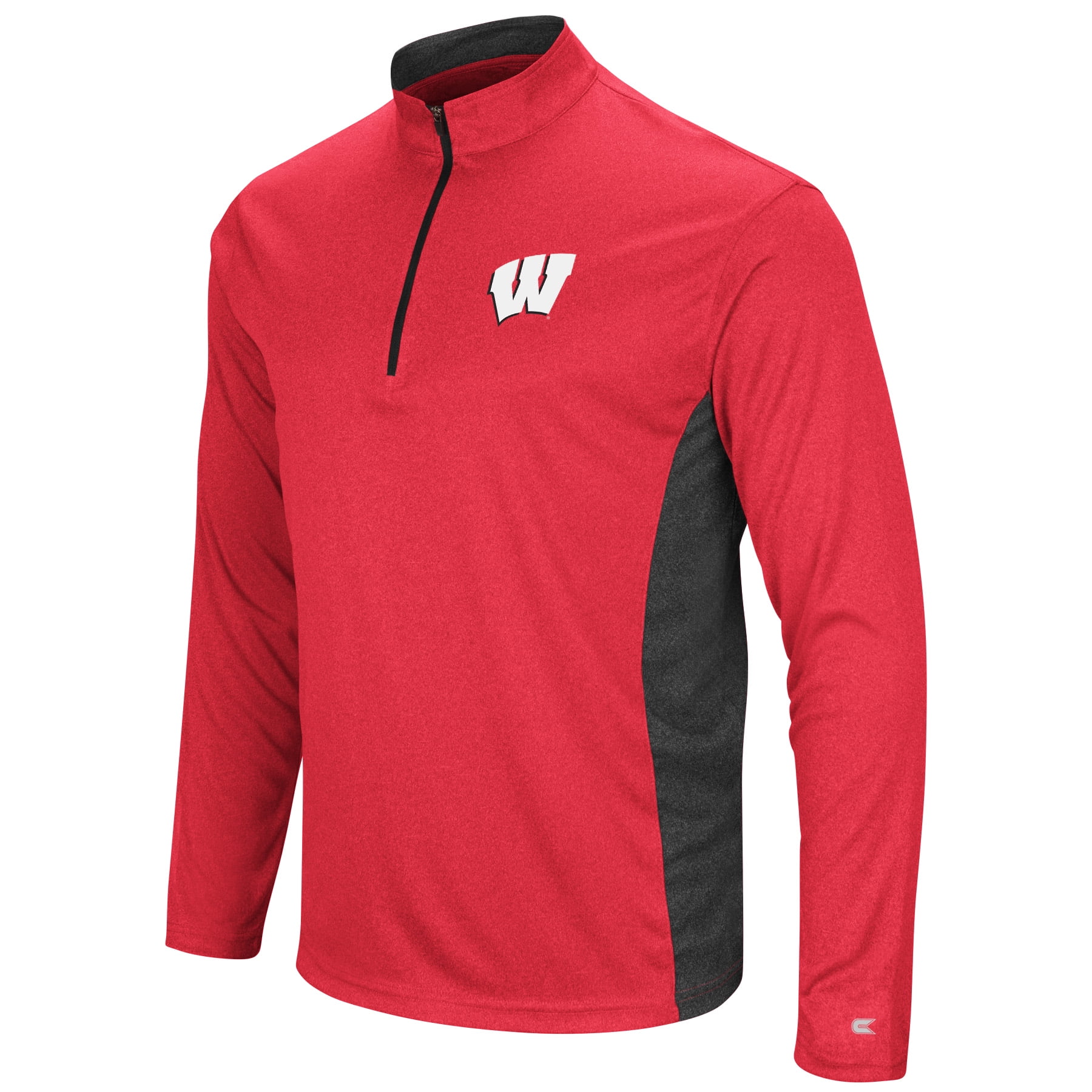 Men's Colosseum Heathered Heather Red Wisconsin Badgers Audible ...