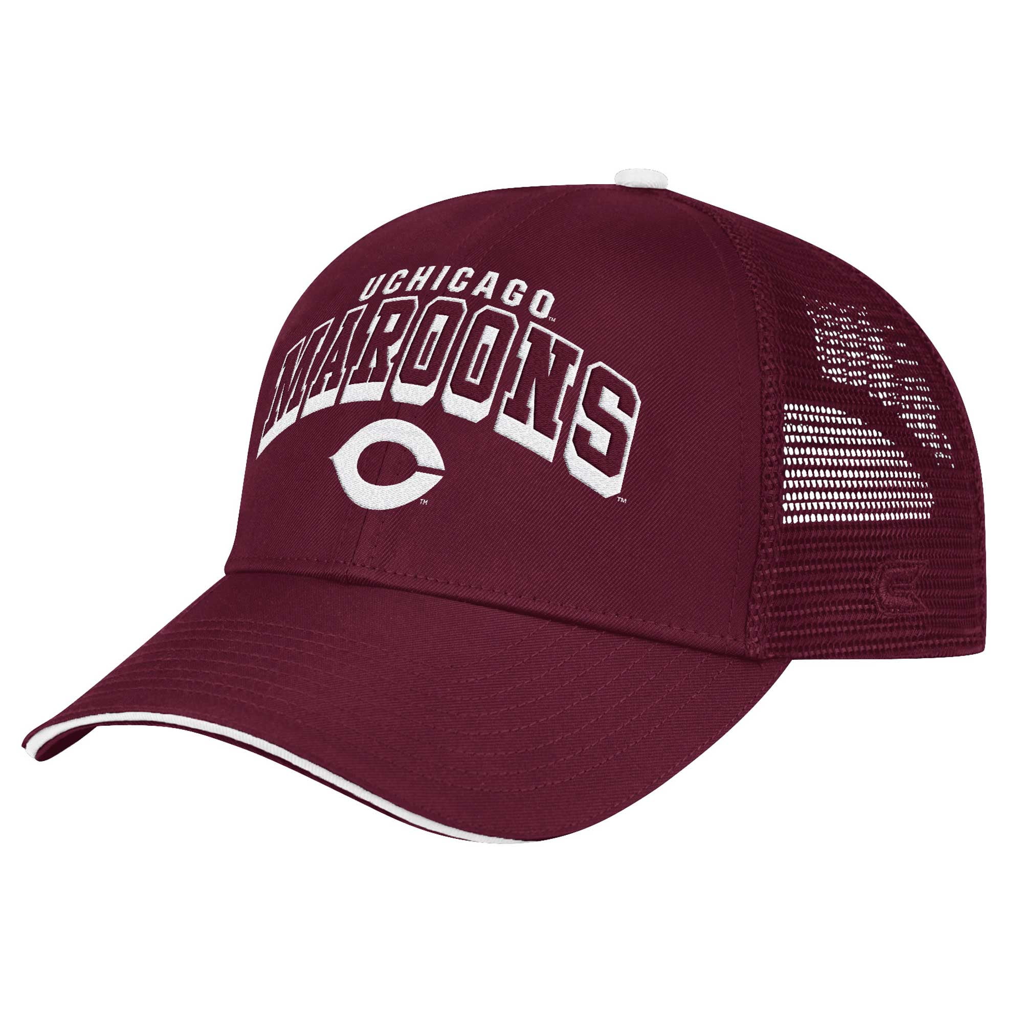 Men's Colosseum Maroon UChicago Maroons Wyatt Primary Team Trucker ...