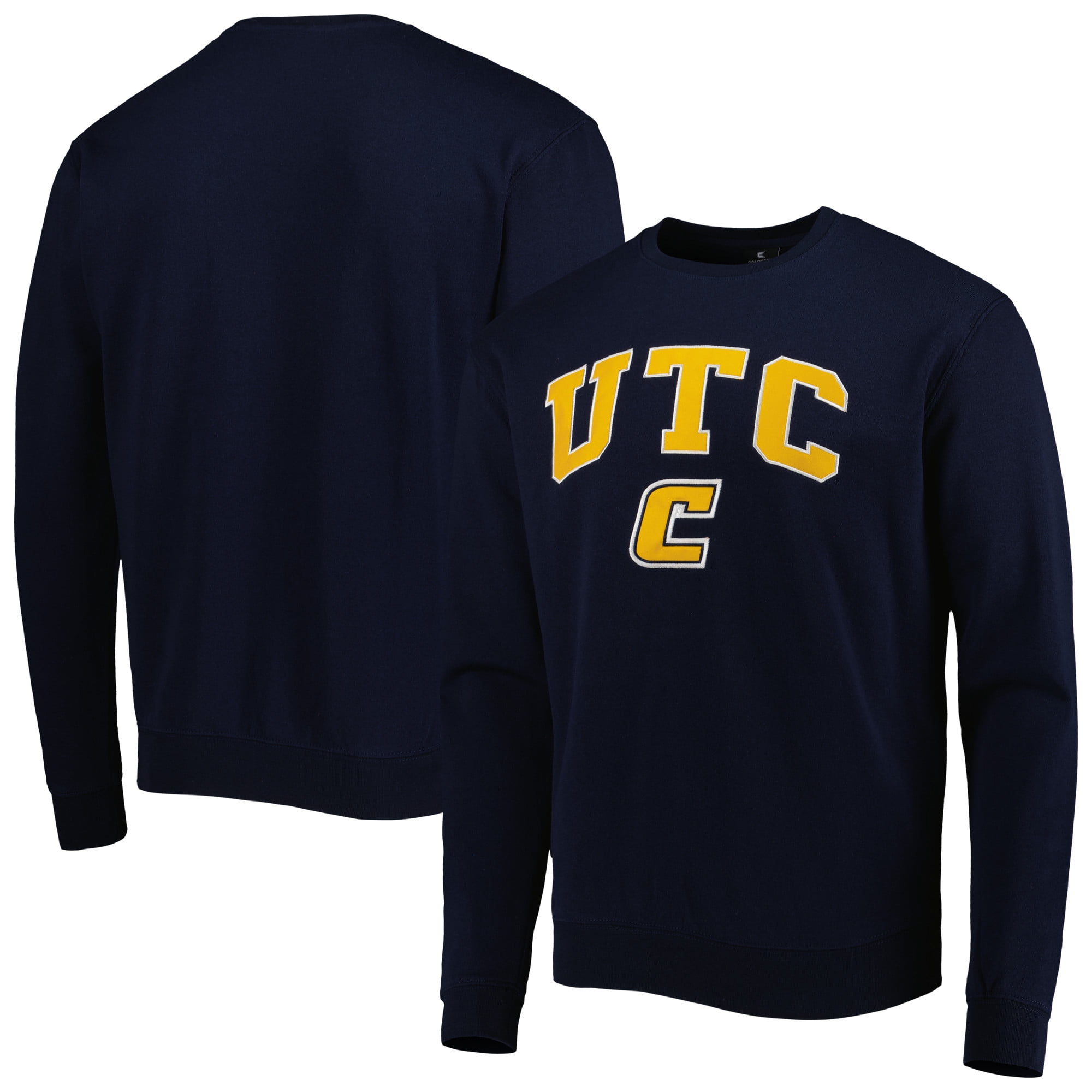 Men's Colosseum Navy Tennessee Chattanooga Mocs Arch Over Logo Pullover ...