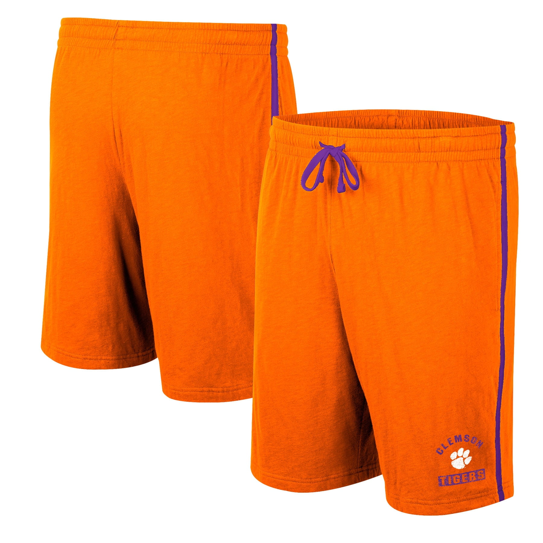 Men's Colosseum Orange Clemson Tigers Thunder Slub Shorts - Walmart.com