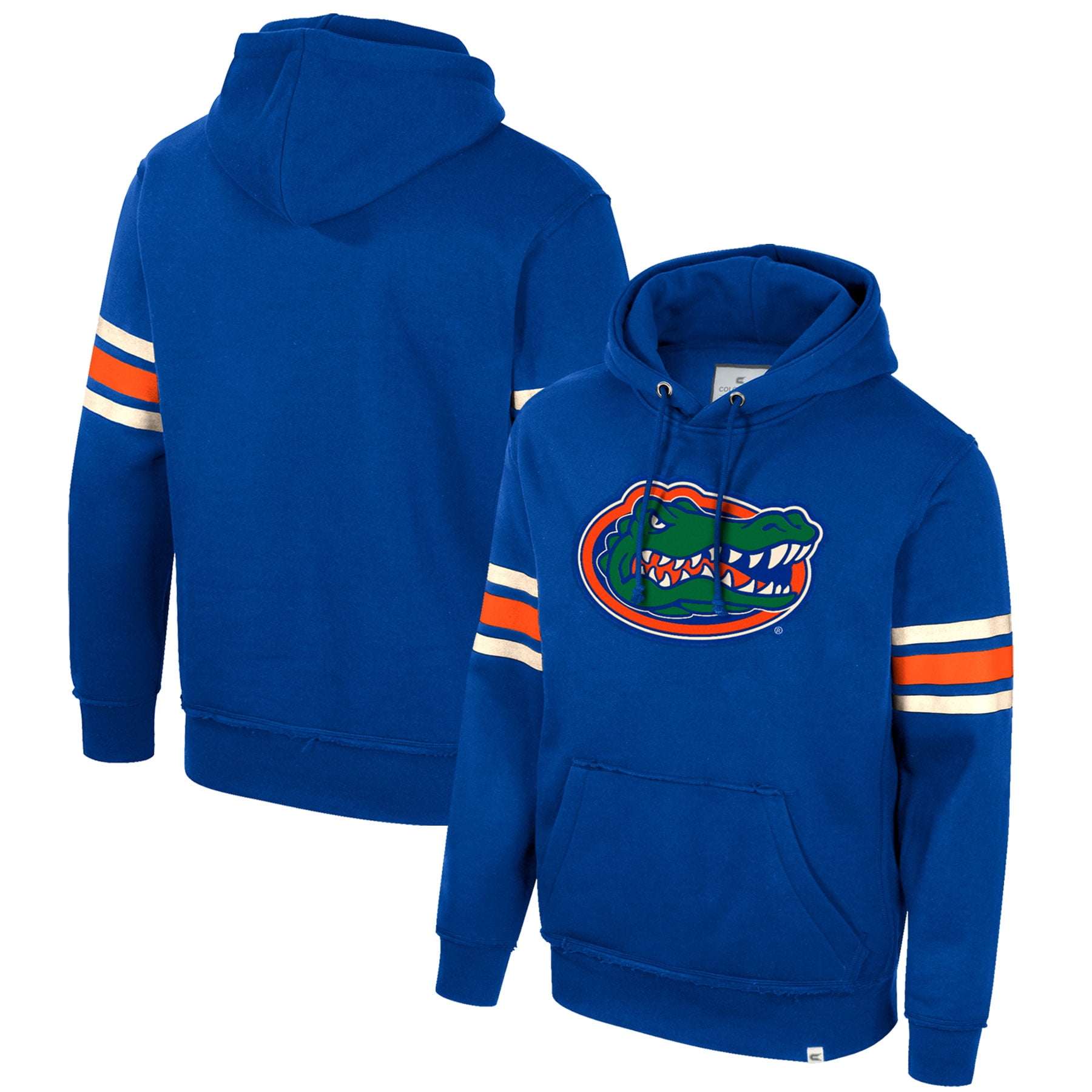 Men's Colosseum Royal Florida Gators Saluting Pullover Hoodie - Walmart.com