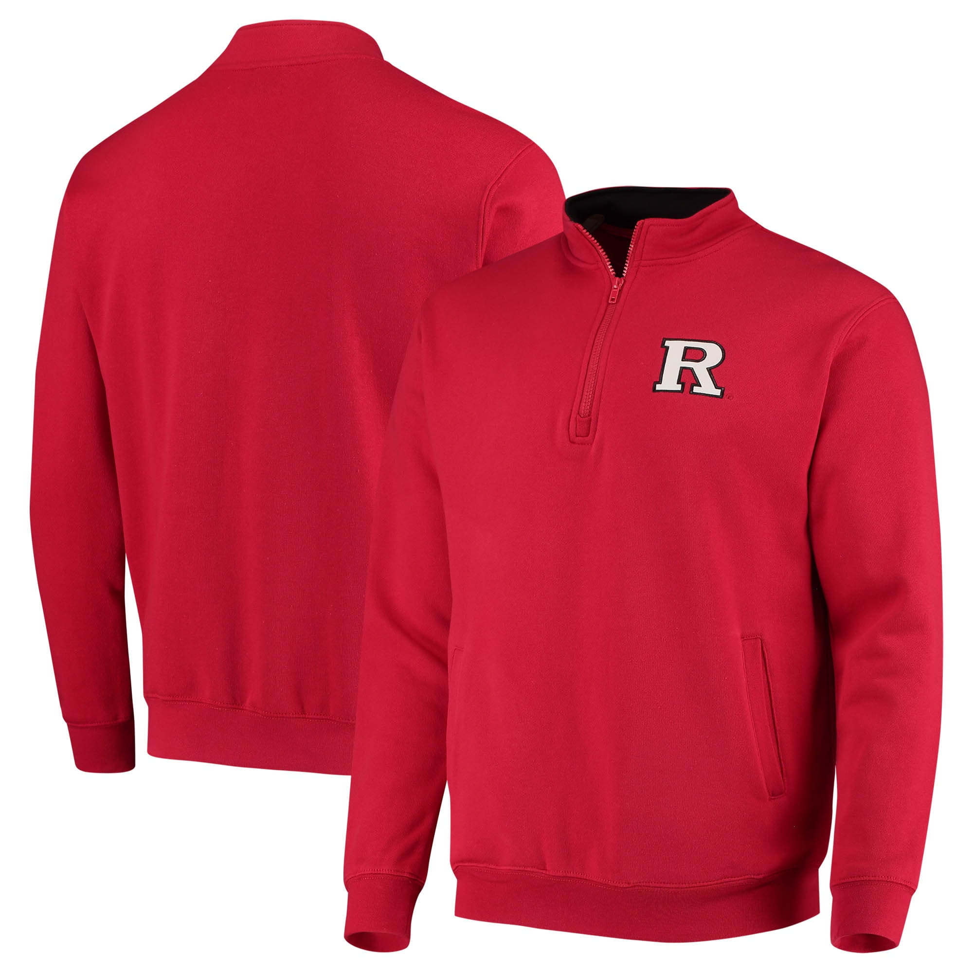 Men's Colosseum Scarlet Rutgers Scarlet Knights Tortugas Logo Quarter ...