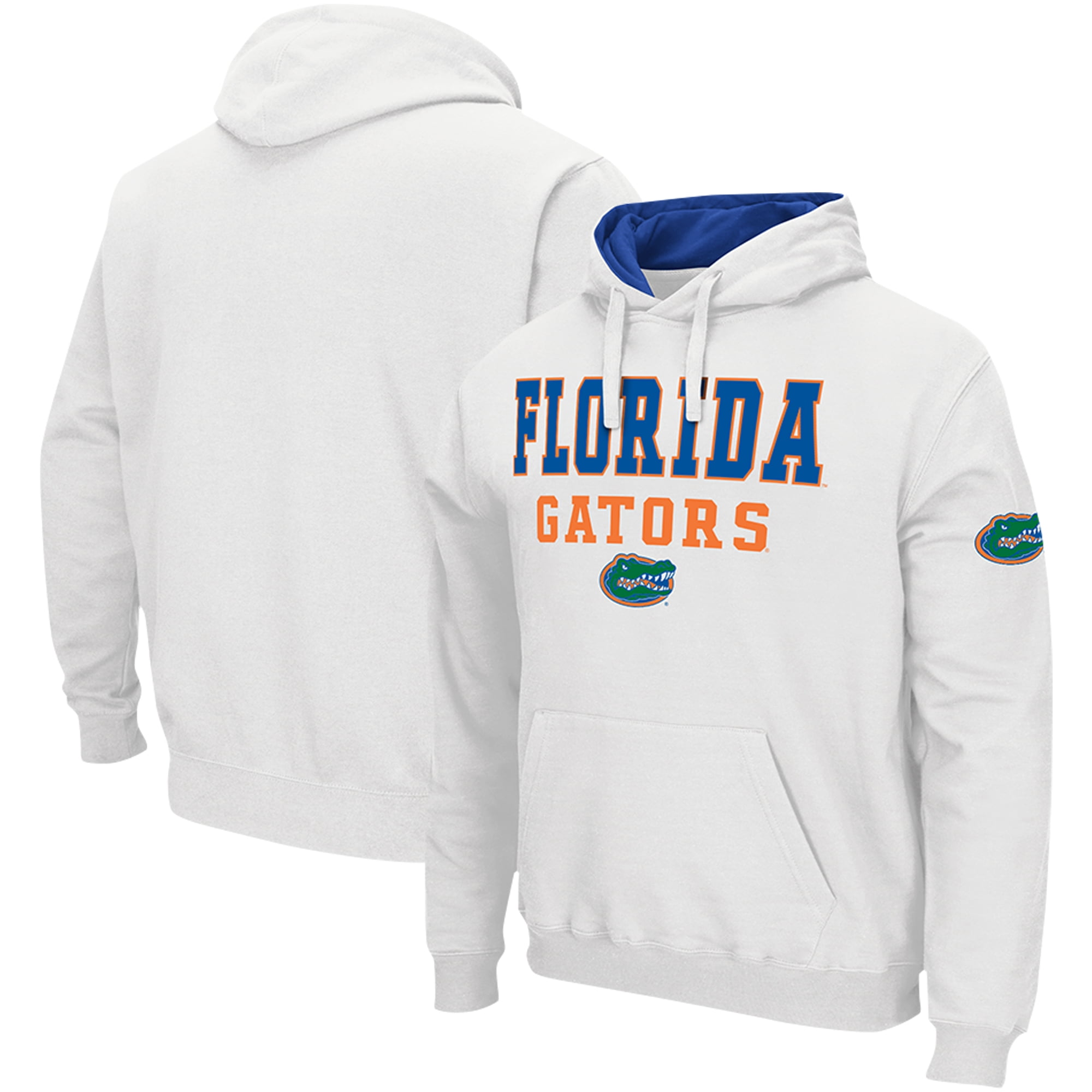 Men's Colosseum White Florida Gators Sunrise Pullover Hoodie - Walmart.com