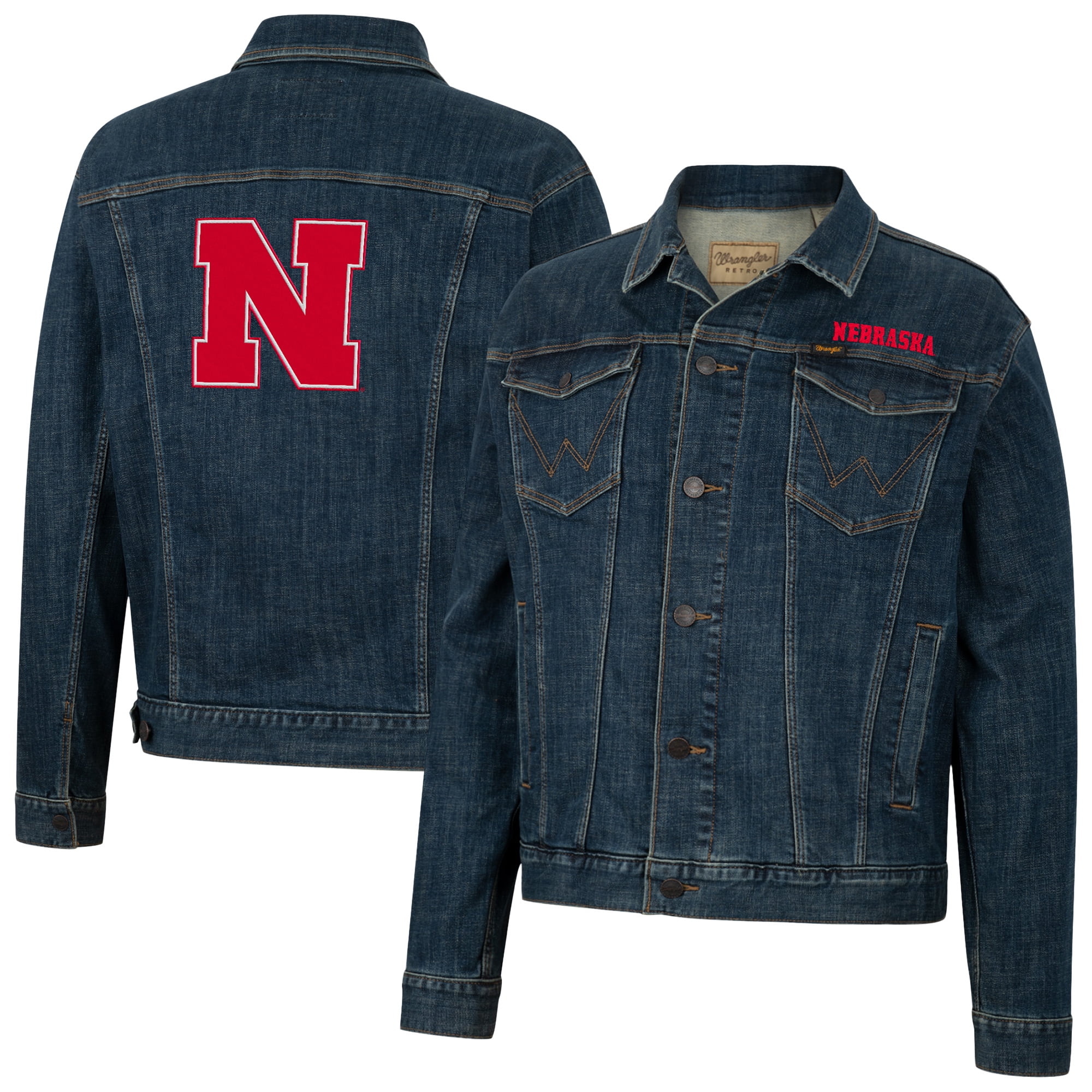 Men's Colosseum x Wrangler Nebraska Huskers Retro Button-Up Denim ...