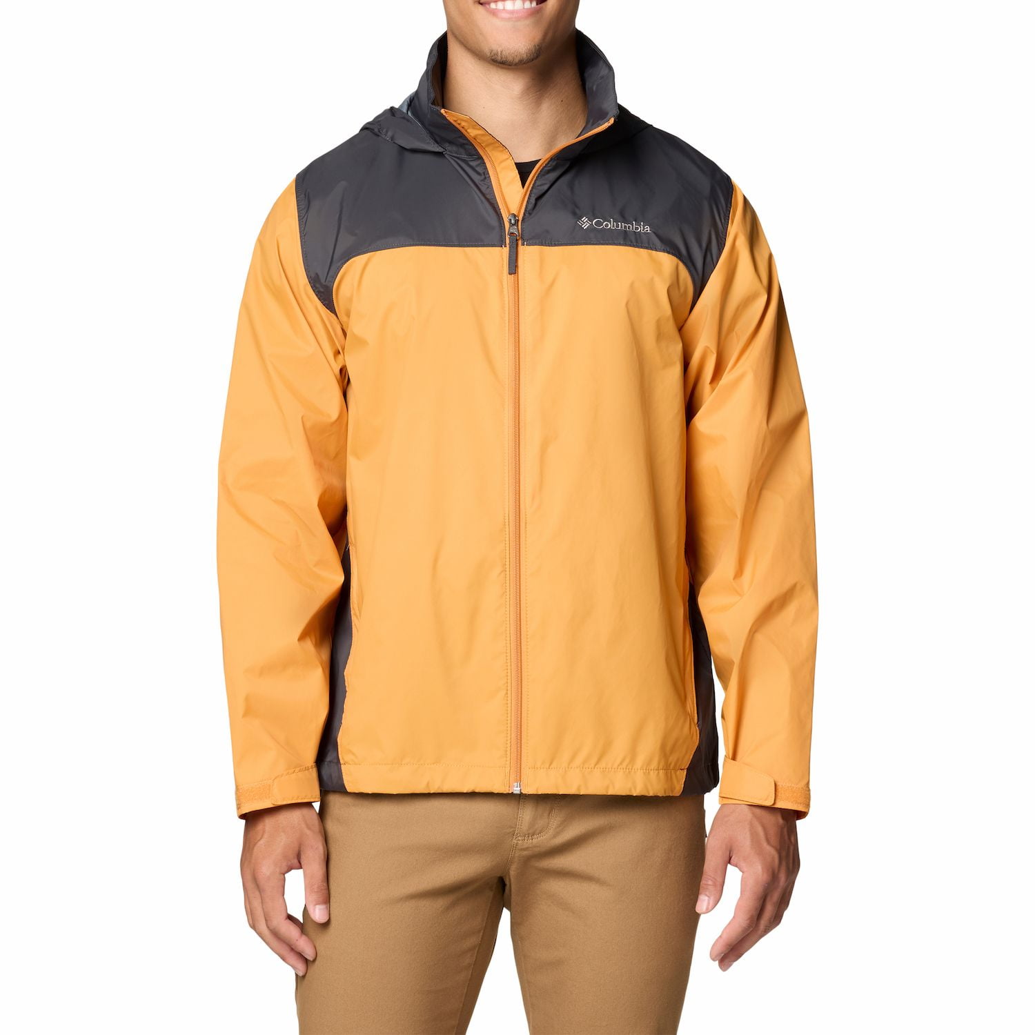 Men's Columbia Glennaker Lake™ II Hooded Rain Jacket Color: Sunstone ...