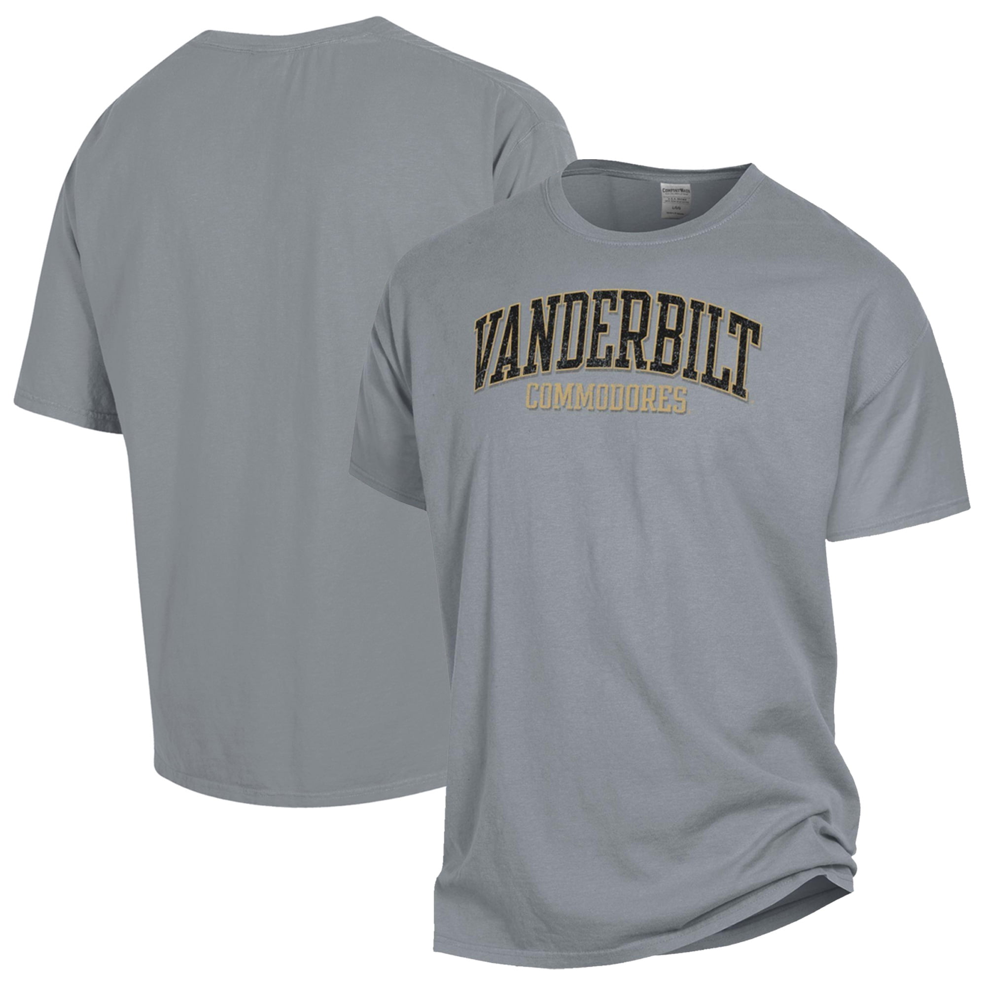 Men's Comfort Wash Gray Vanderbilt Commodores T-Shirt - Walmart.com