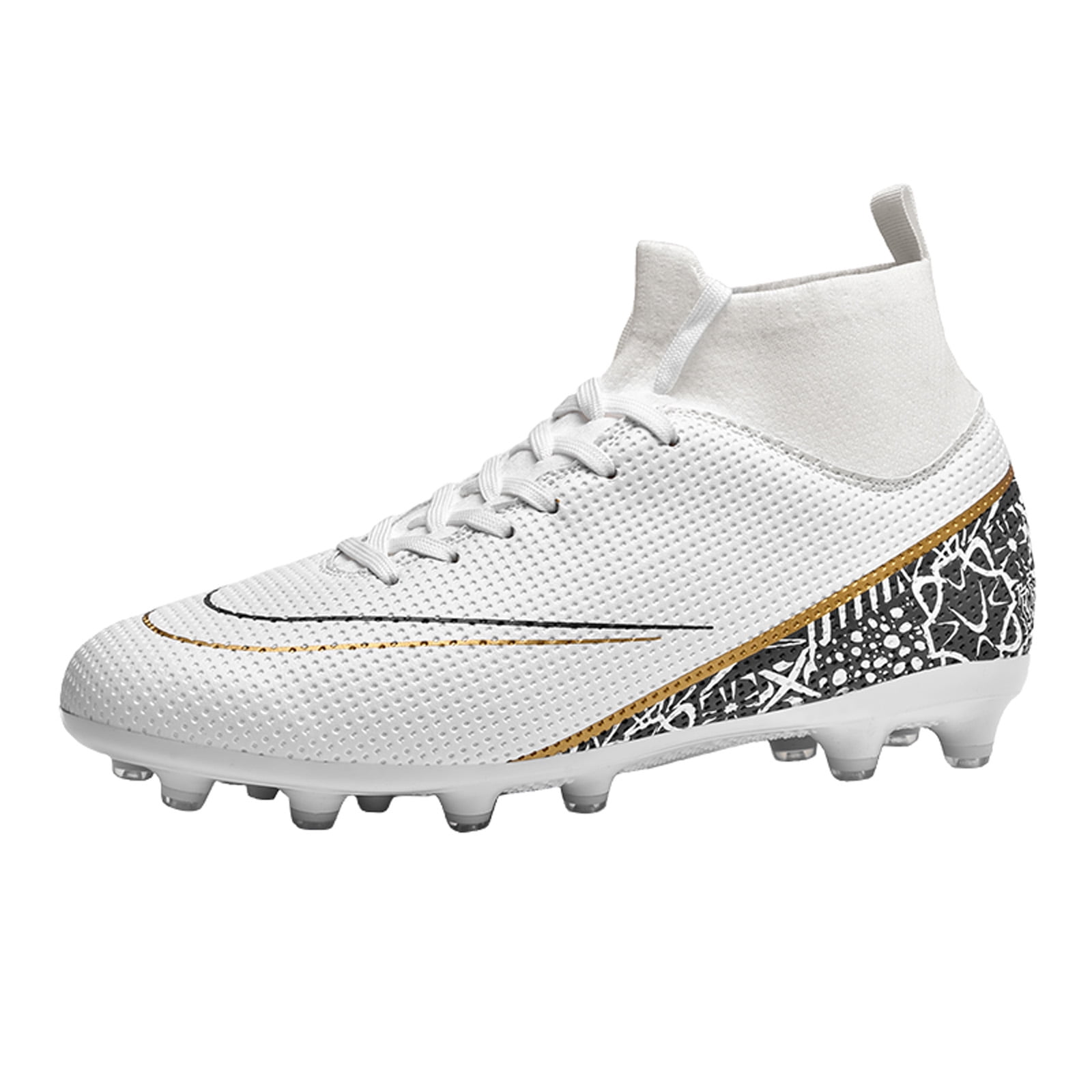 Men's Comfortable Athletic Soccer Cleats Natural Turf Outdoor Football ...