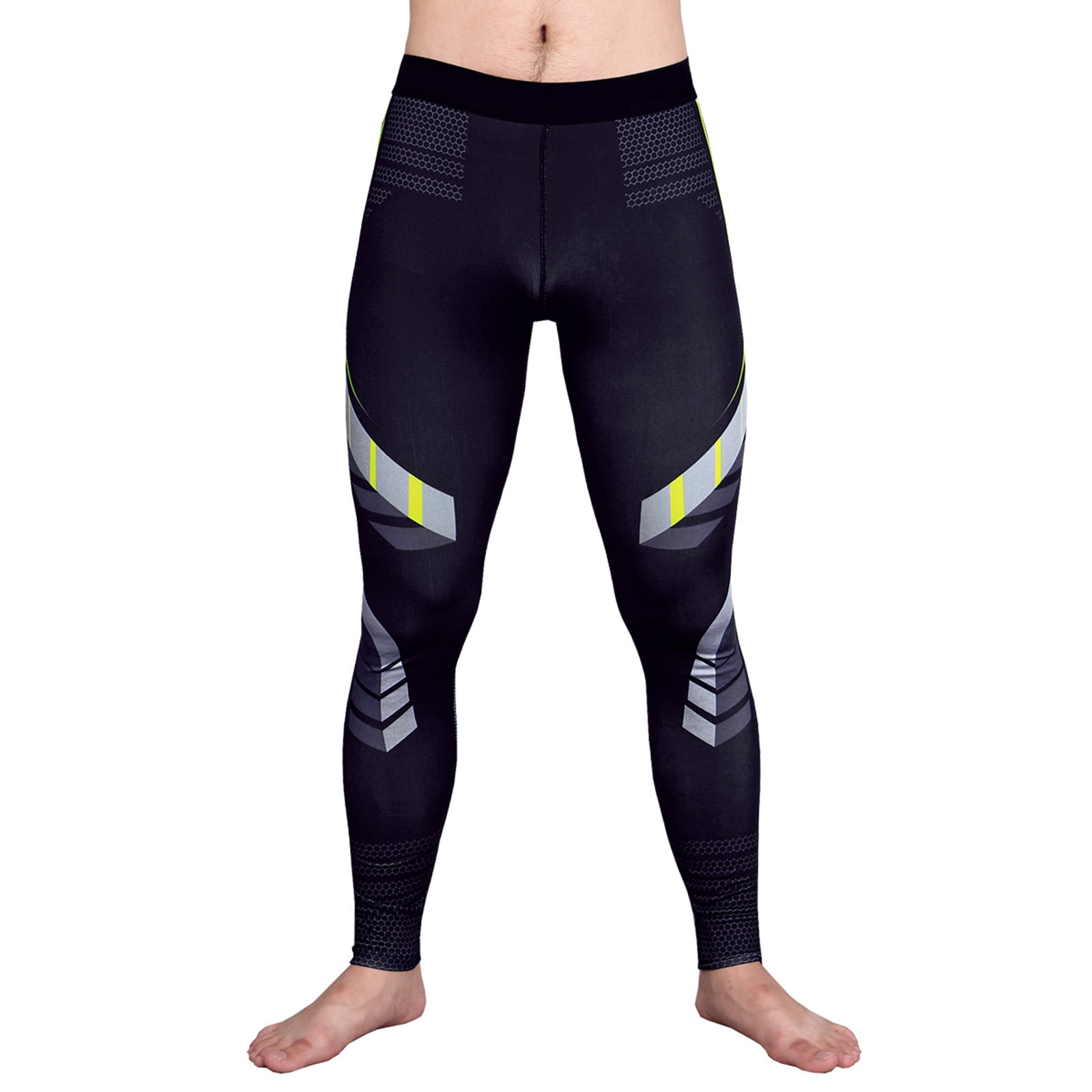 Mens Compression Pants Cool Dry Stretch Slim Fit Athletic Leggings