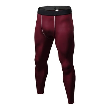 Men's Athletic Compression Pants Baselayer Quick Dry Sports Running Gym ...