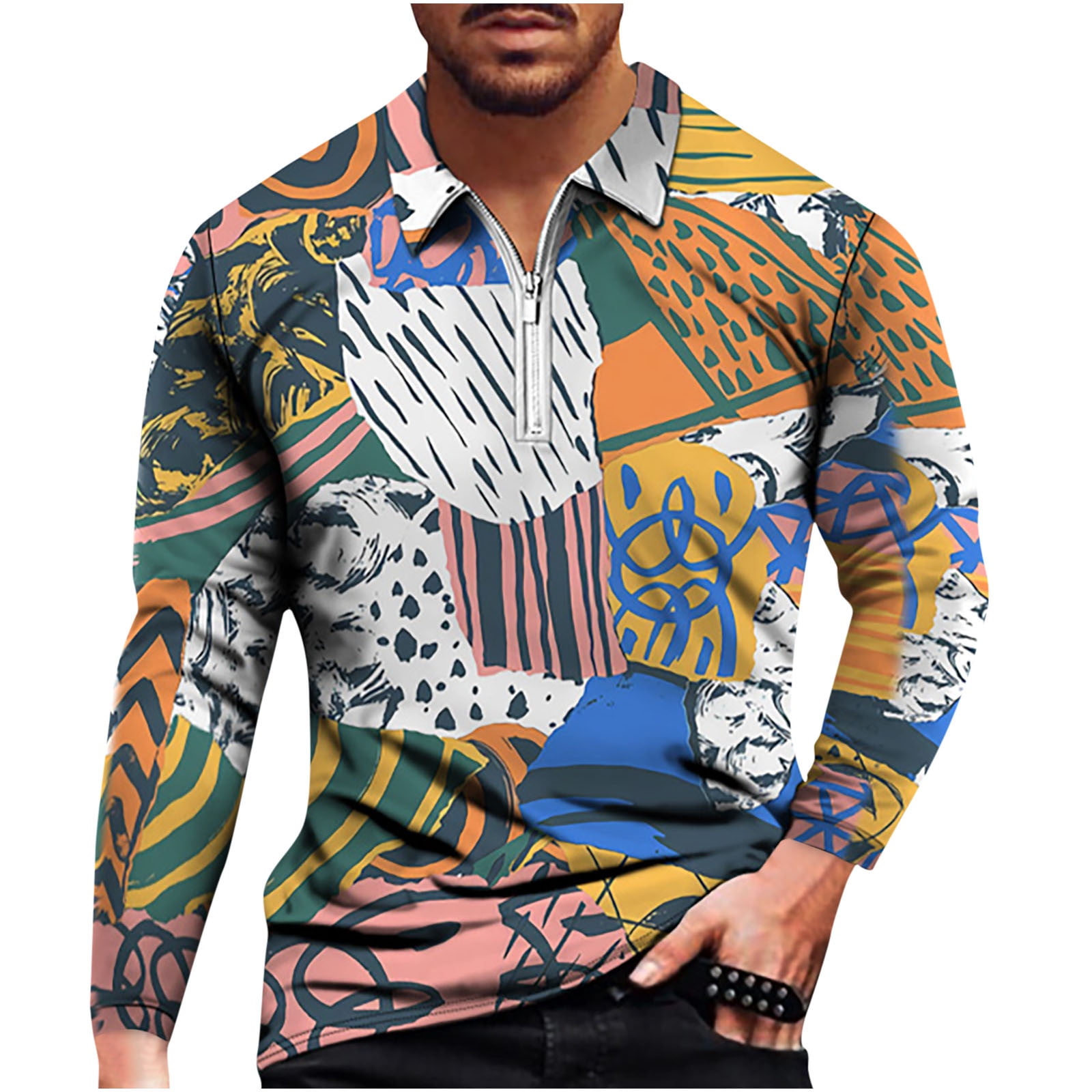 Men's Compression Shirt 3D Design Gym Training Tee Holiday Costume ...