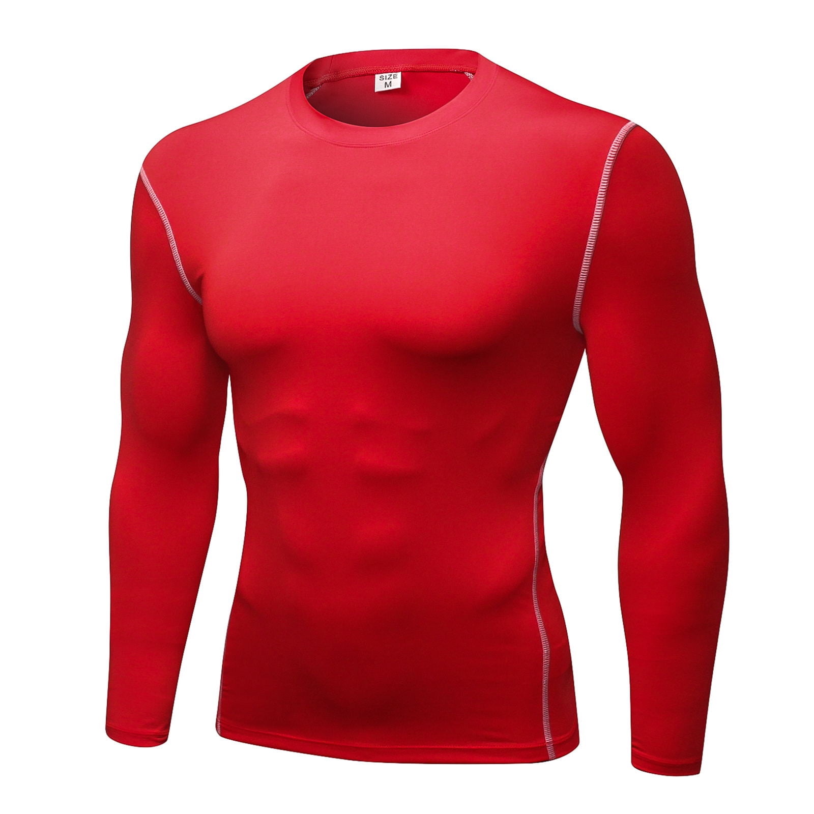 Men's Compression Shirts Long Sleeve Athletic Workout Tops Active ...
