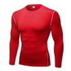 White Compression Shirts For Men Men Compression Shirts Men Long Sleeve ...