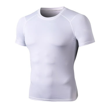 Roadbox Short Sleeve Compression Shirt for Men - Baselayer Shirts Quick ...
