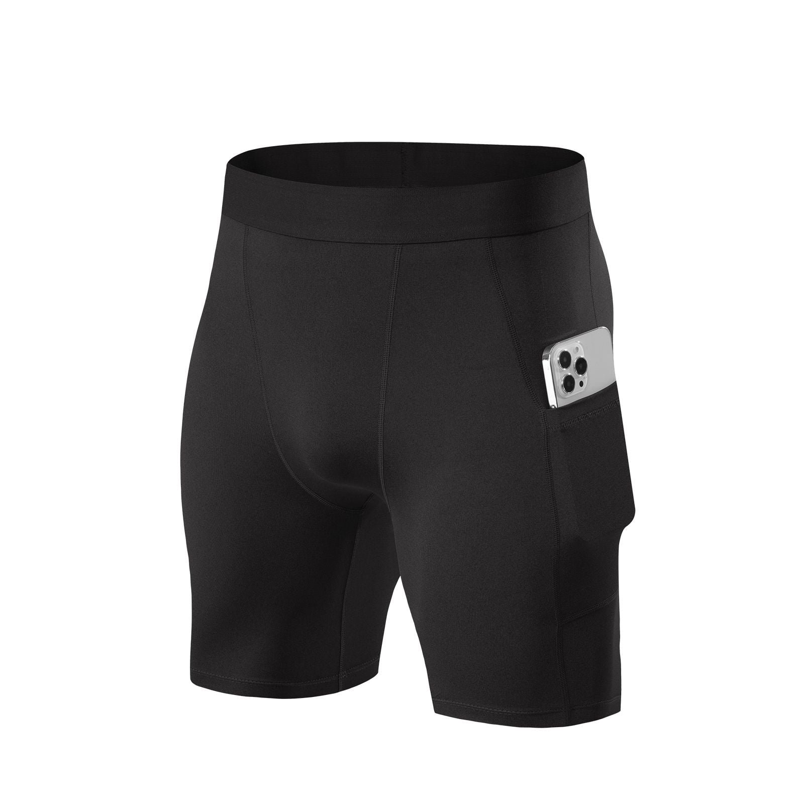 Men's Compression Shorts Athletic Running Spandex Compression Underwear ...