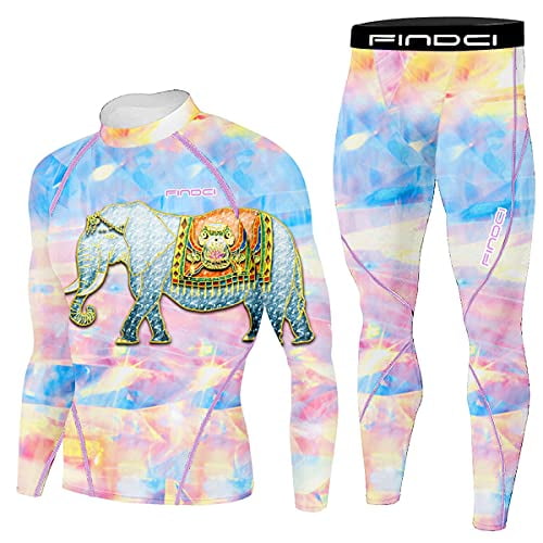 Men's Compression Sportswear Suits Gym Tights Training Boxing Rugby ...