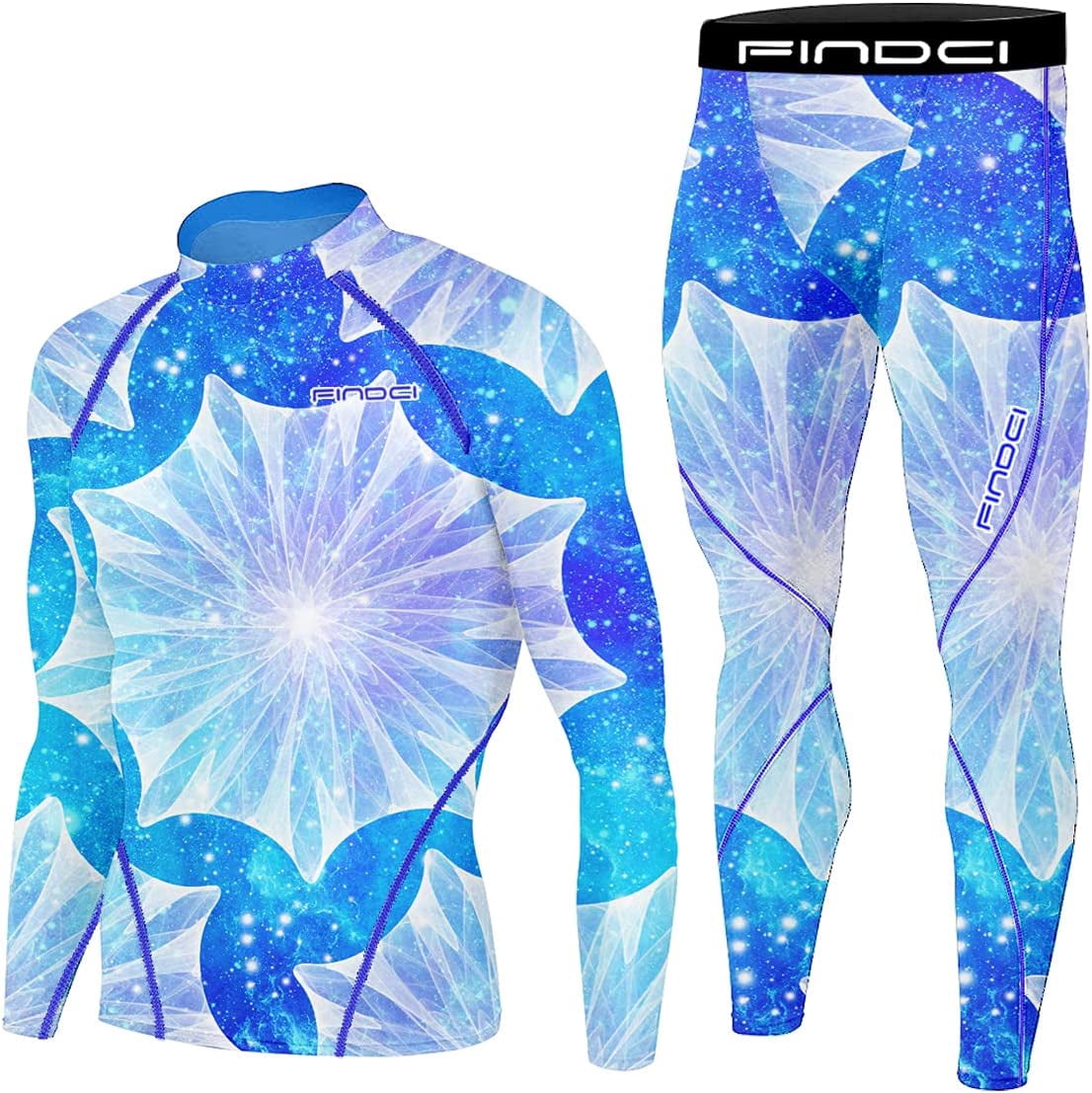 Men's Compression Sportswear Suits Gym Tights Training Boxing Rugby ...