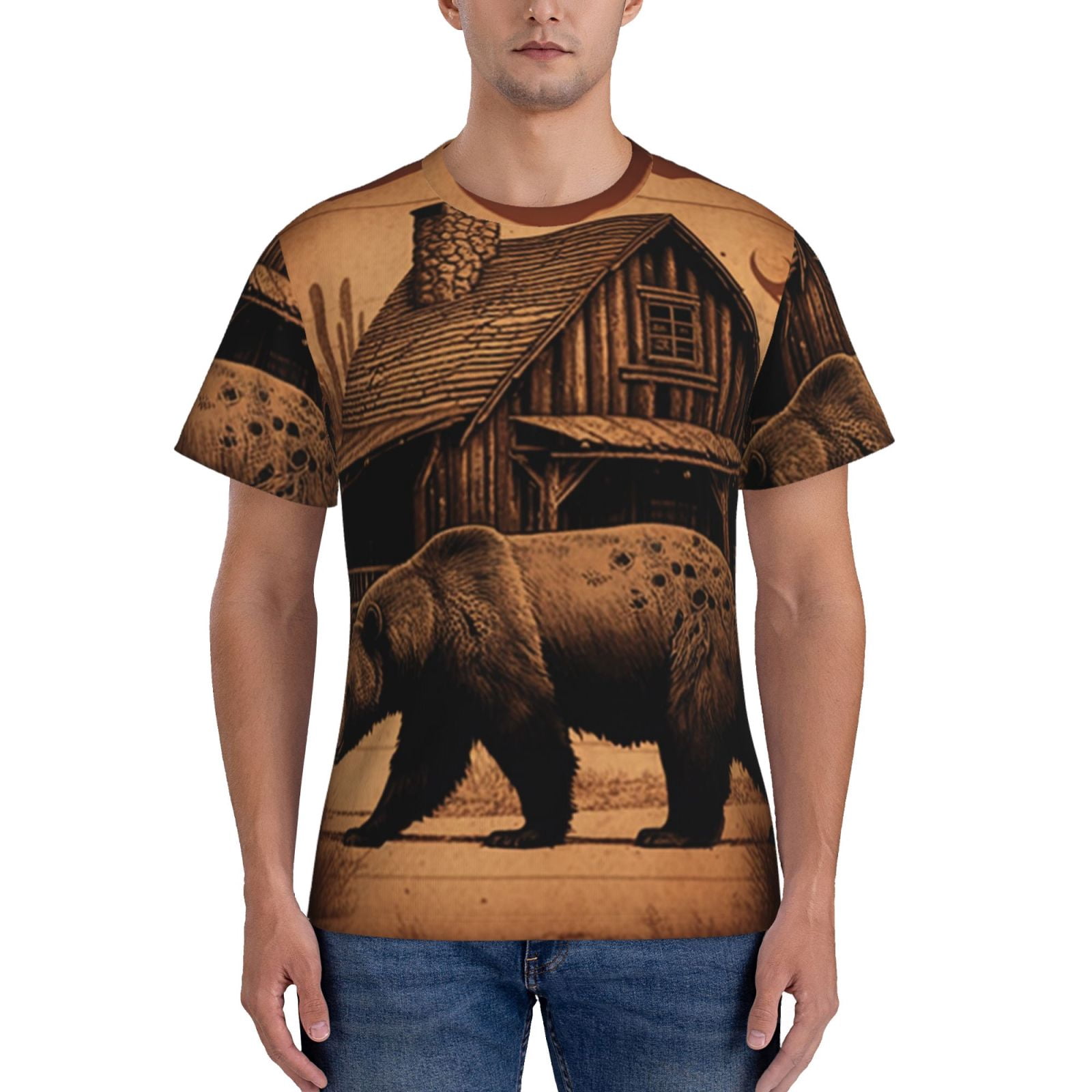 Men's Compression Workout T-Shirt Athletic Tee Short Sleeve Shirt ...