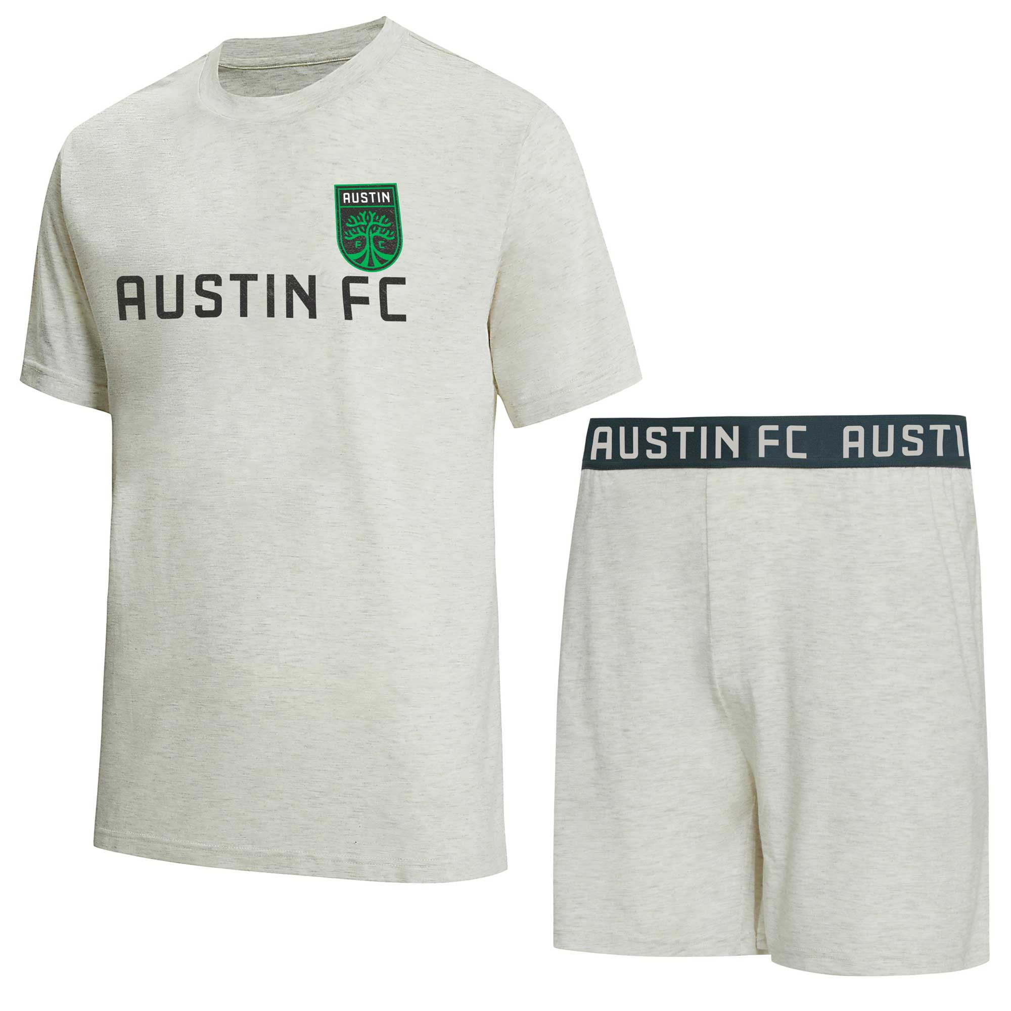 Men's Concepts Sport Ash Austin FC Harbor Top and Shorts Set - Walmart.com