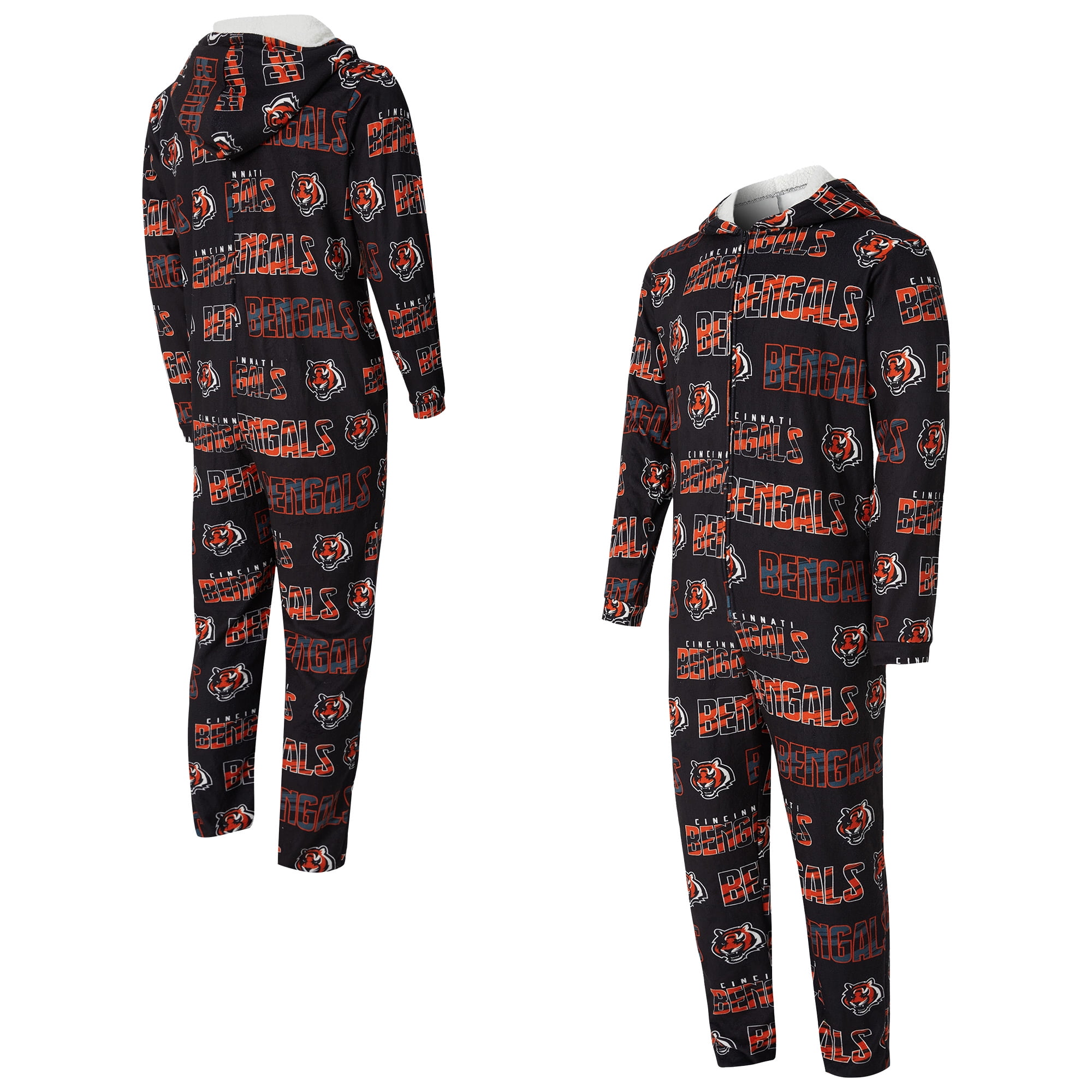 Men's Concepts Sport Black Cincinnati Bengals Shuffle All-Over-Print ...