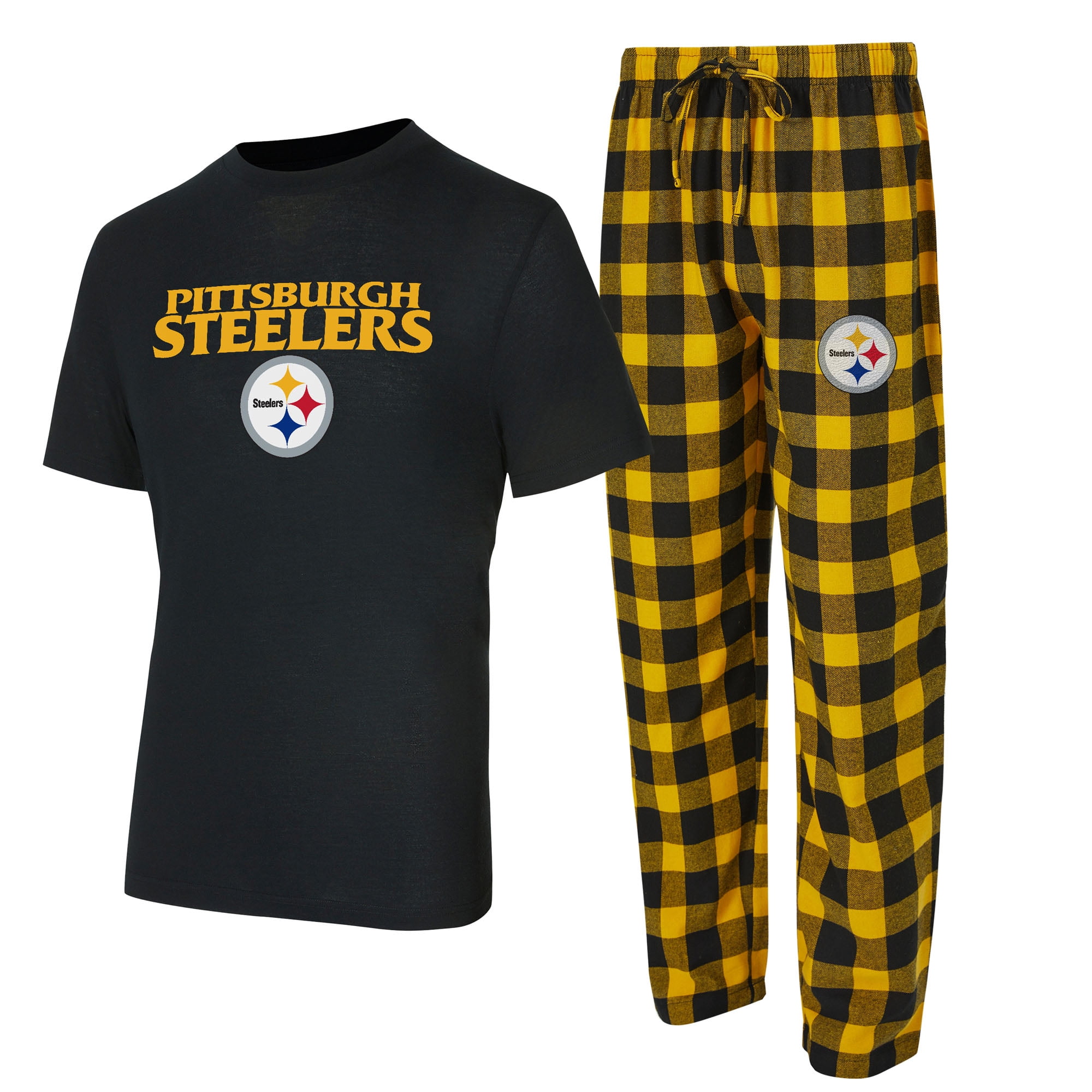Men's Concepts Sport Black/Gold Pittsburgh Steelers Big & Tall Avondale ...