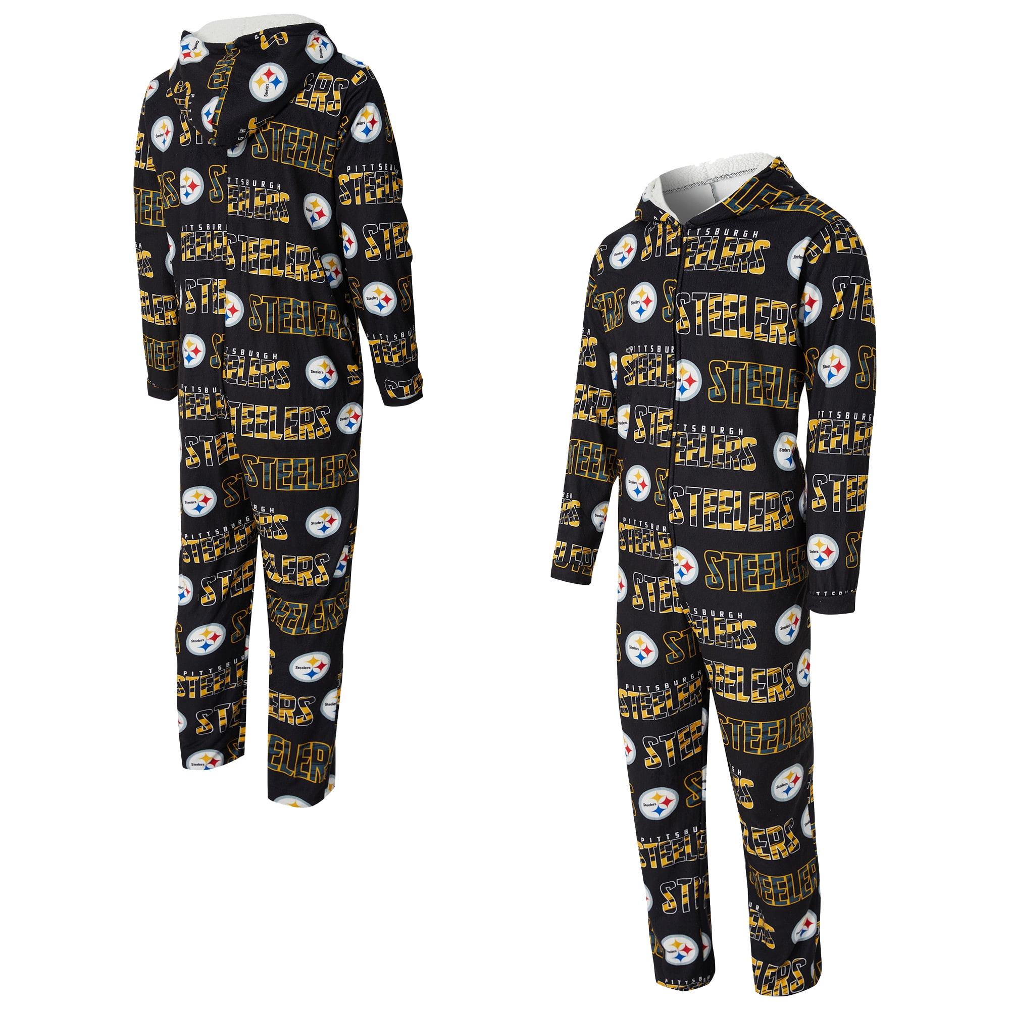 Men's Concepts Sport Black Pittsburgh Steelers Shuffle All-Over-Print ...