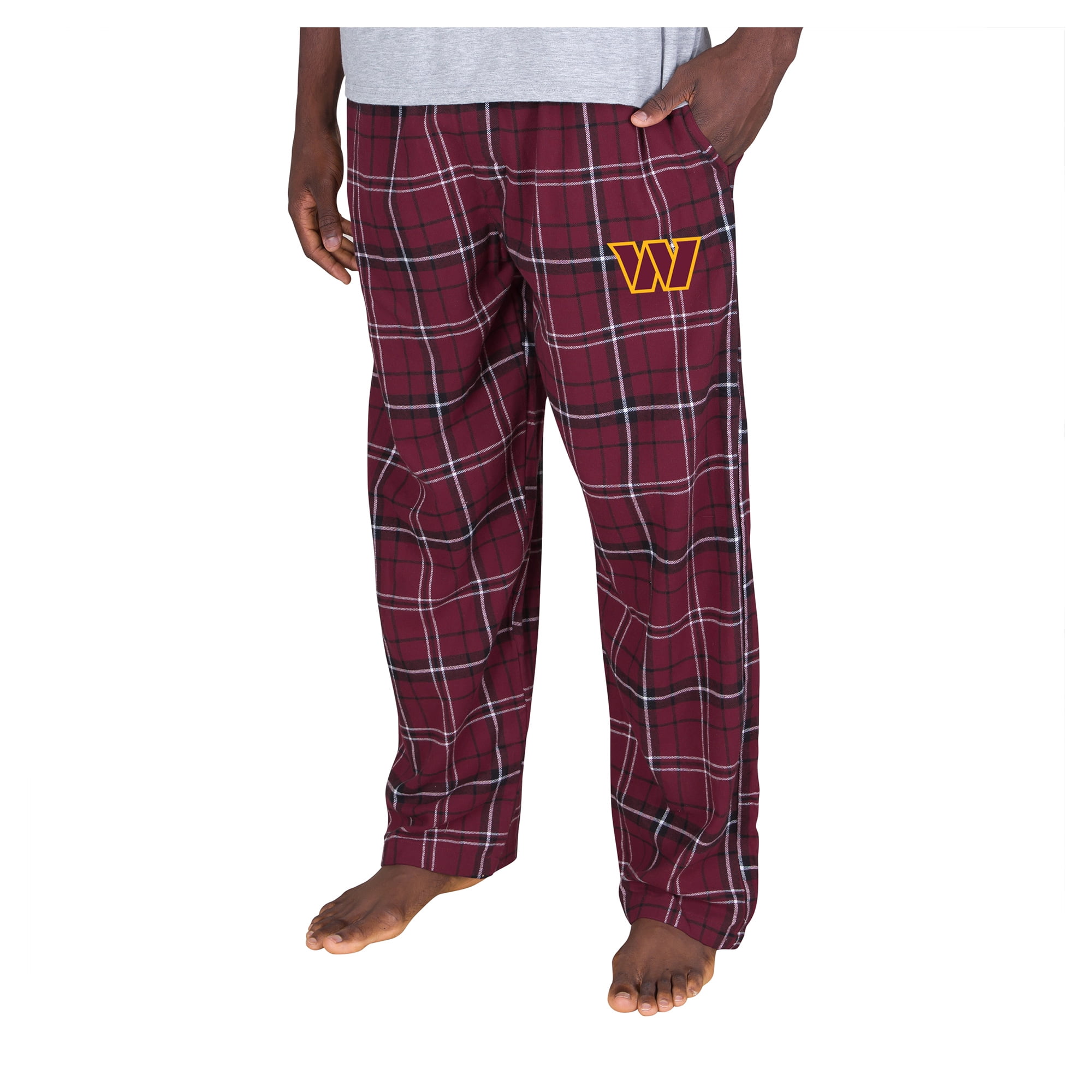 Men's-Concepts Sport Burgundy Washington Commanders Ultimate Plaid ...