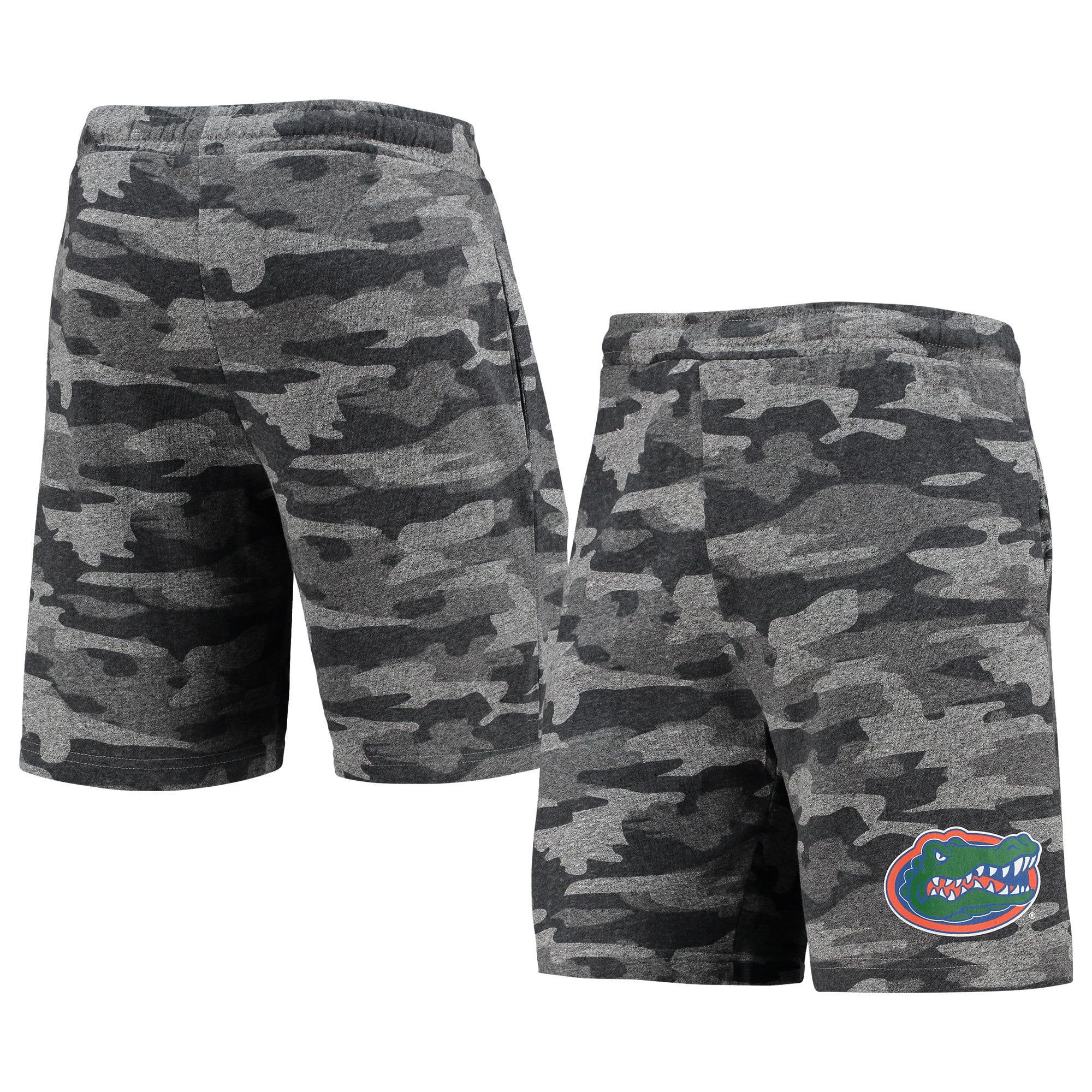 Men's Concepts Sport Charcoal/Gray Florida Gators Camo Backup Terry Jam ...