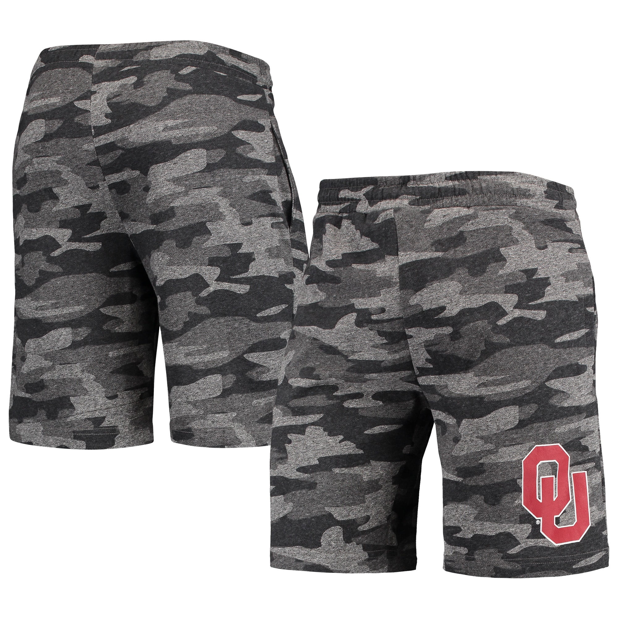 Men's Concepts Sport Charcoal/Gray Oklahoma Sooners Camo Backup Terry ...