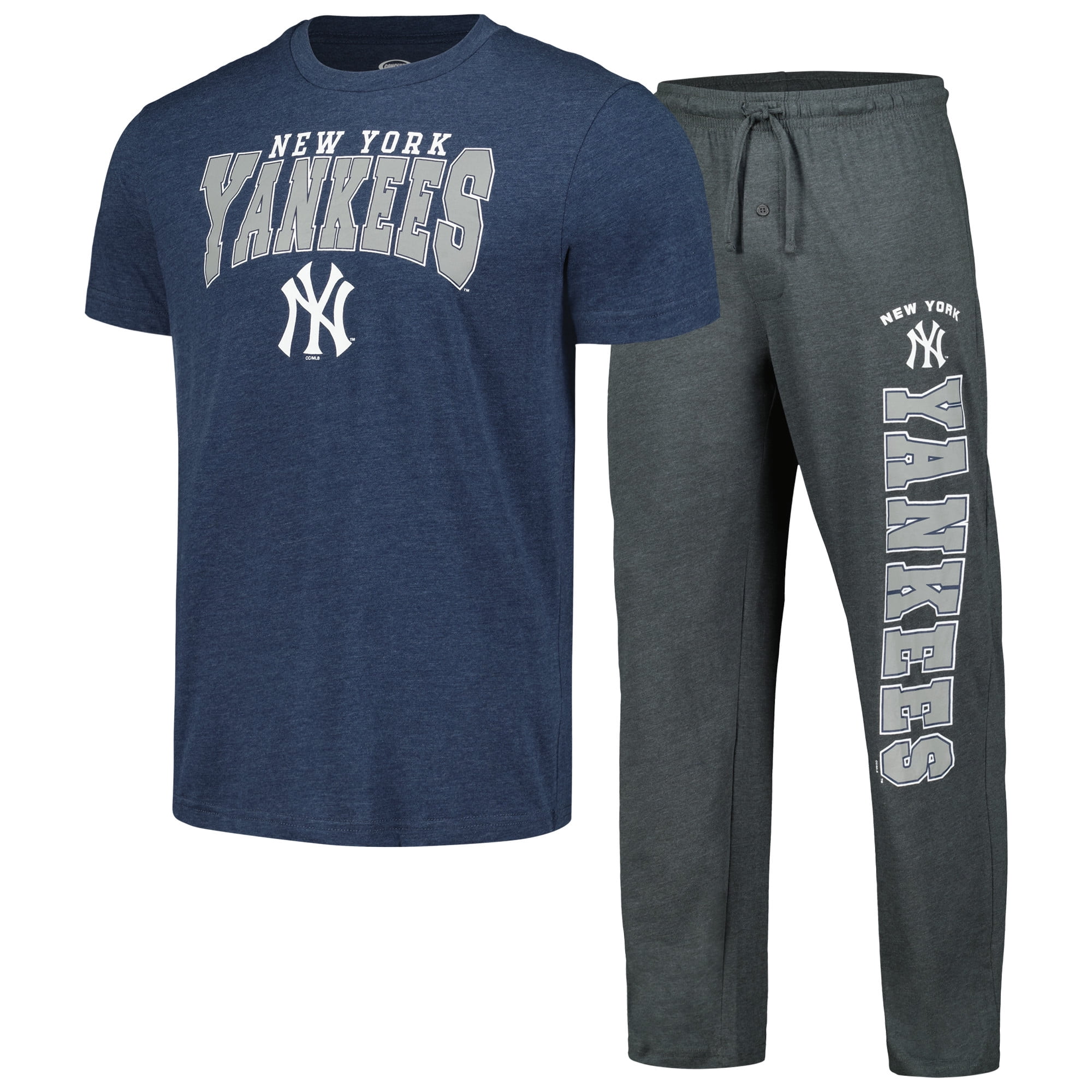 Men's Concepts Sport Charcoal/Navy New York Yankees Meter T-Shirt ...
