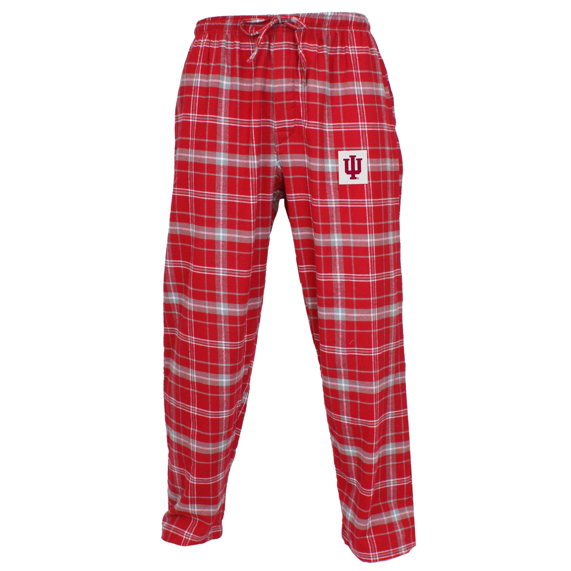 Concepts Sport Menâ€™s Crimson Gray Flannel Lounge Pants, Indiana ...