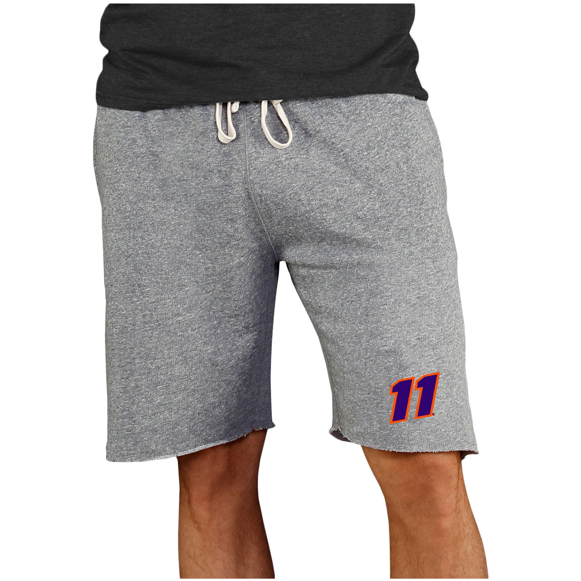 Men's Concepts Sport Gray Denny Hamlin Mainstream Terry Shorts ...