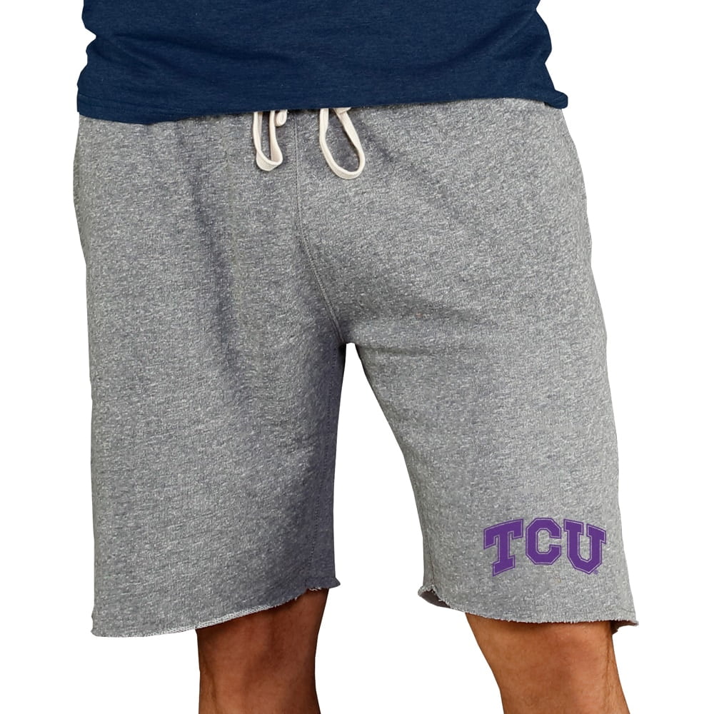 Men's Concepts Sport Gray TCU Horned Frogs Mainstream Terry Shorts ...