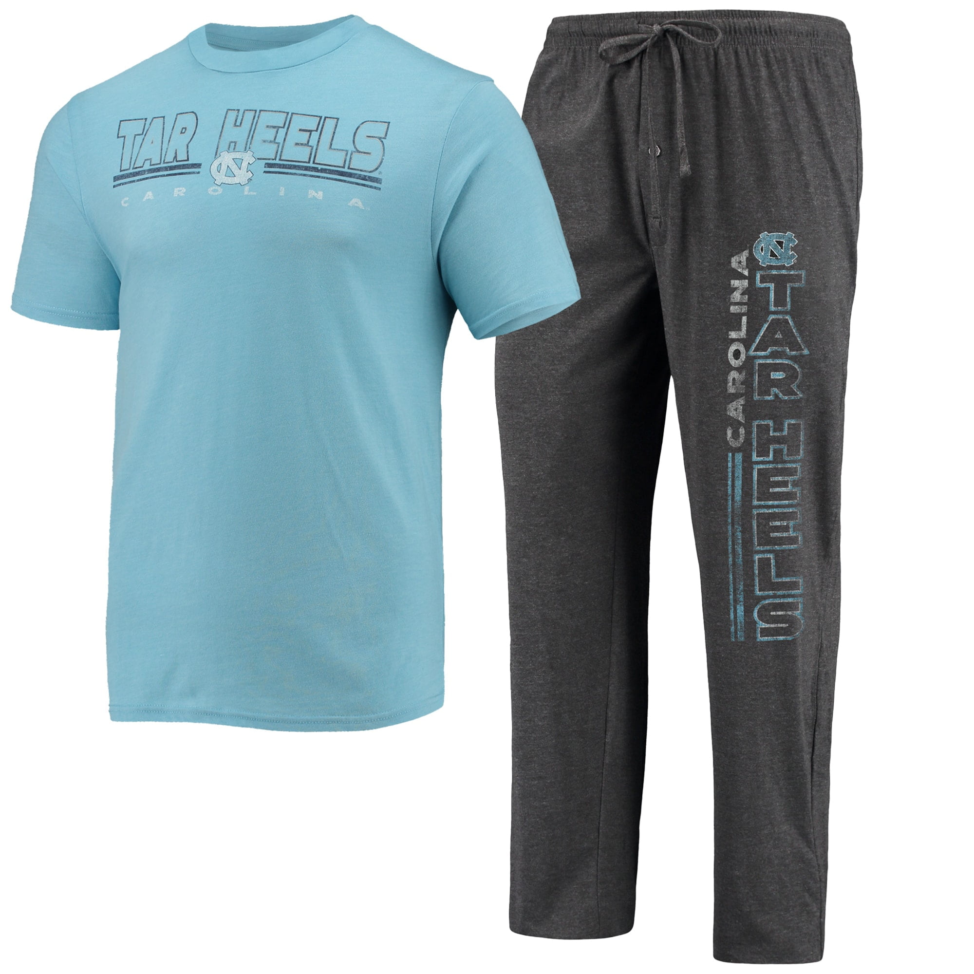 Concepts Sport Men's North Carolina Tar Heels T-Shirt & Pants Sleep Set ...