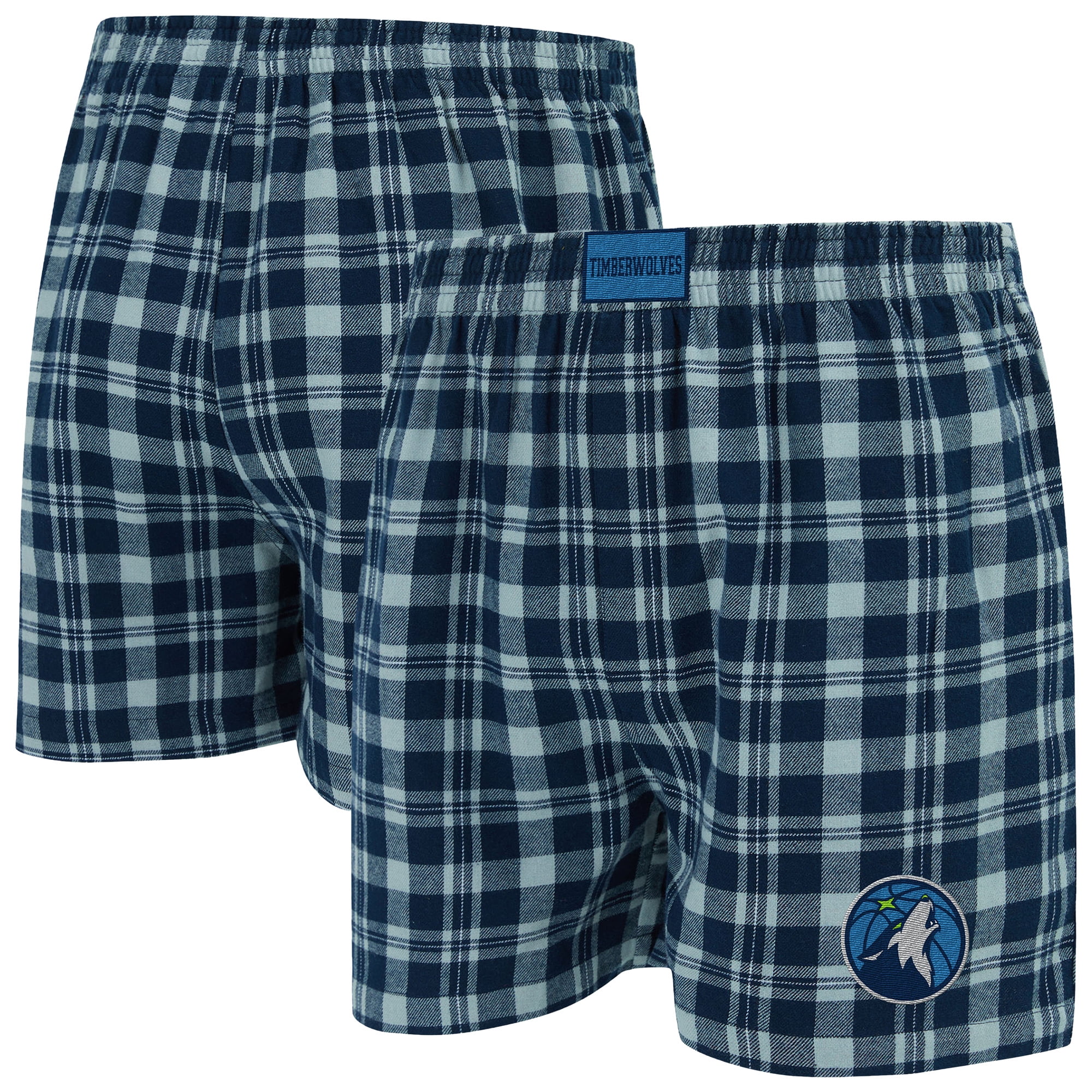 Men's Concepts Sport Navy/Gray Minnesota Timberwolves Hawthorn Flannel ...