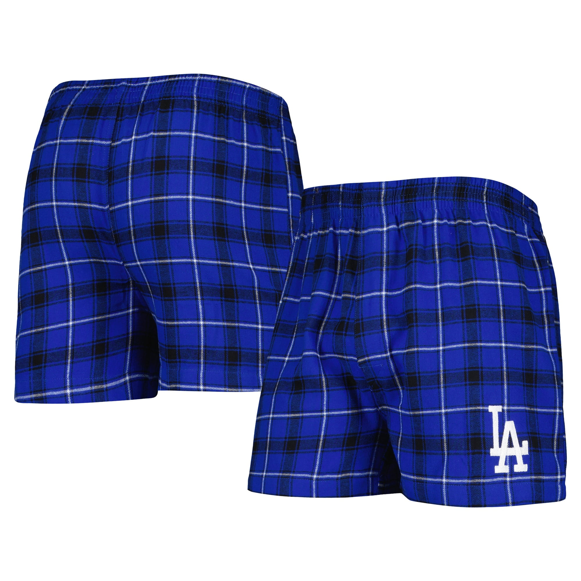 Men's Concepts Sport Royal/Black Los Angeles Dodgers Ledger Flannel ...