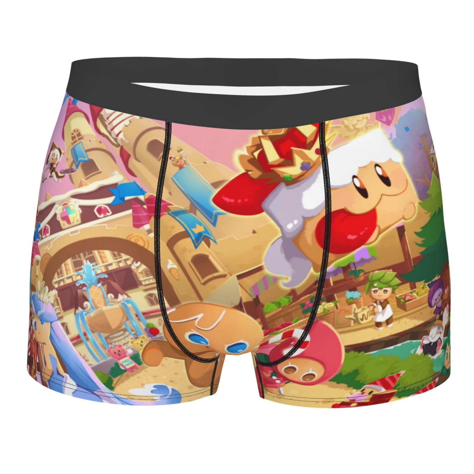 Men's Cookie Run Kingdom Boxer Briefs Underwear Cartoon Boxer Shorts ...