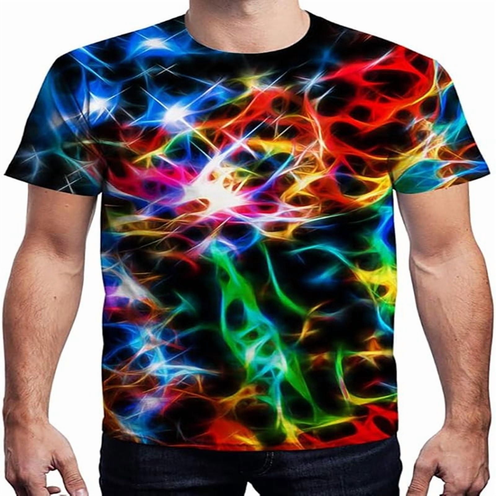Men’s Cool 3D Print Tee – Eye-Catching Design, Lightweight and ...