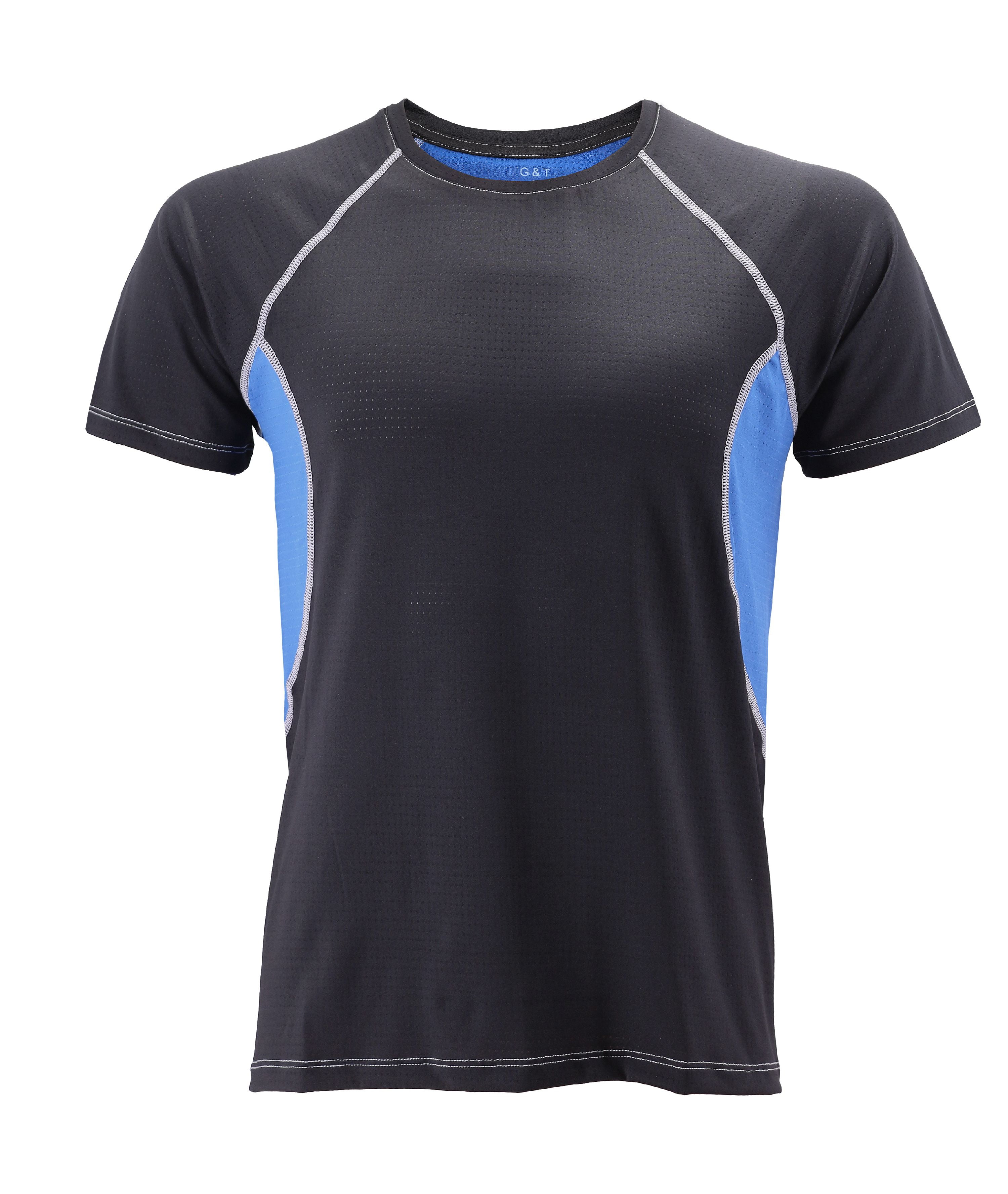 Men's Cool Quick-Dry Gym Workout Sport Running Breathable Performance T ...