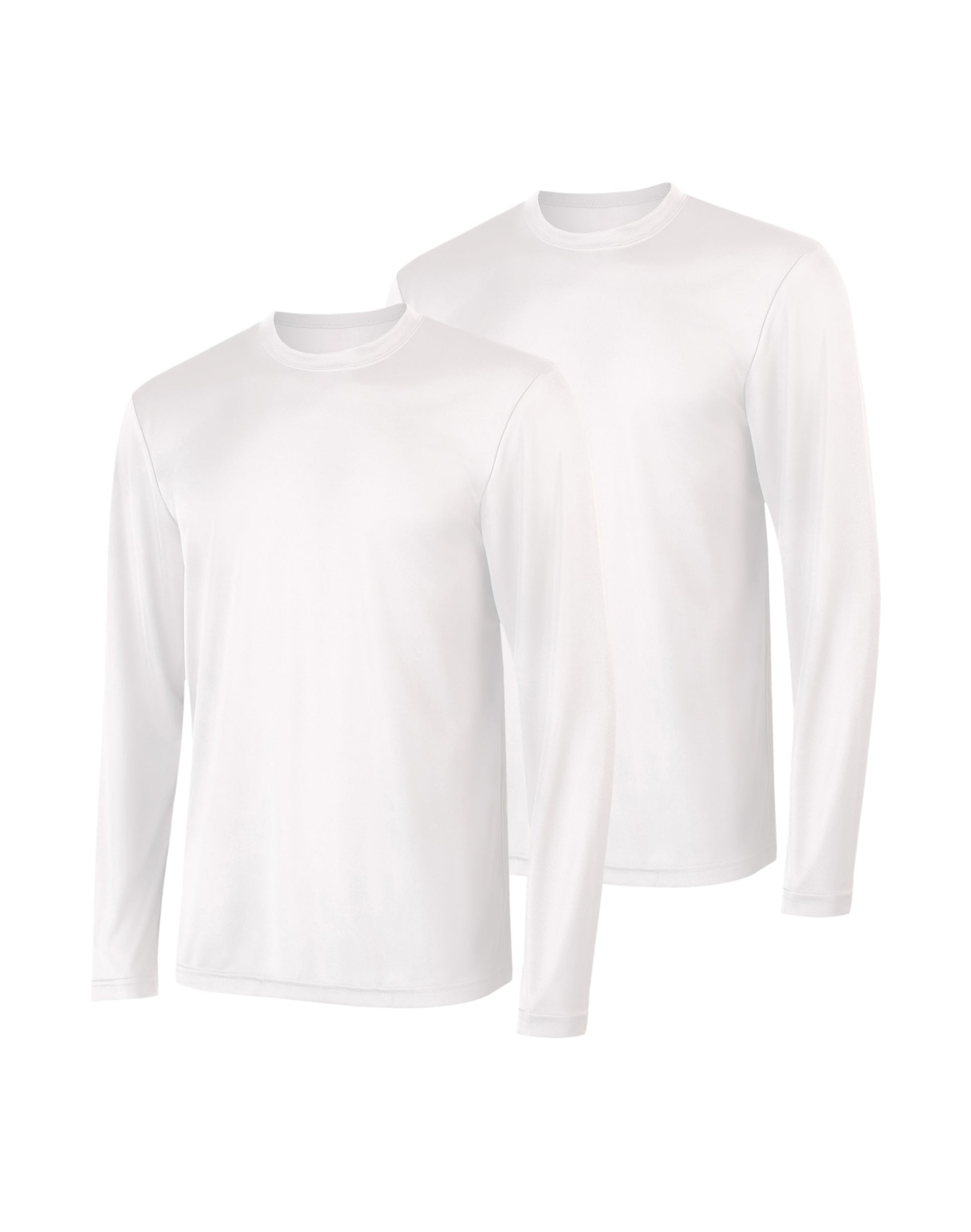 Hanes Men's Cooldri Long Sleeve Performance Tee, Polyester, UPF 50 ...