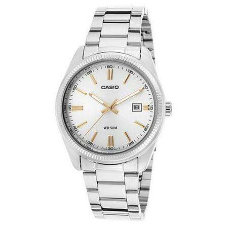 Casio General Men's Stainless Steel Analog Watch MTP-1302D-1A1VDF - WW ...