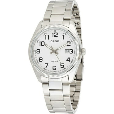 Casio MTP-V004D-7C Stainless Steel Silver Analog Quartz Classic Dress Men Watch - Walmart.com