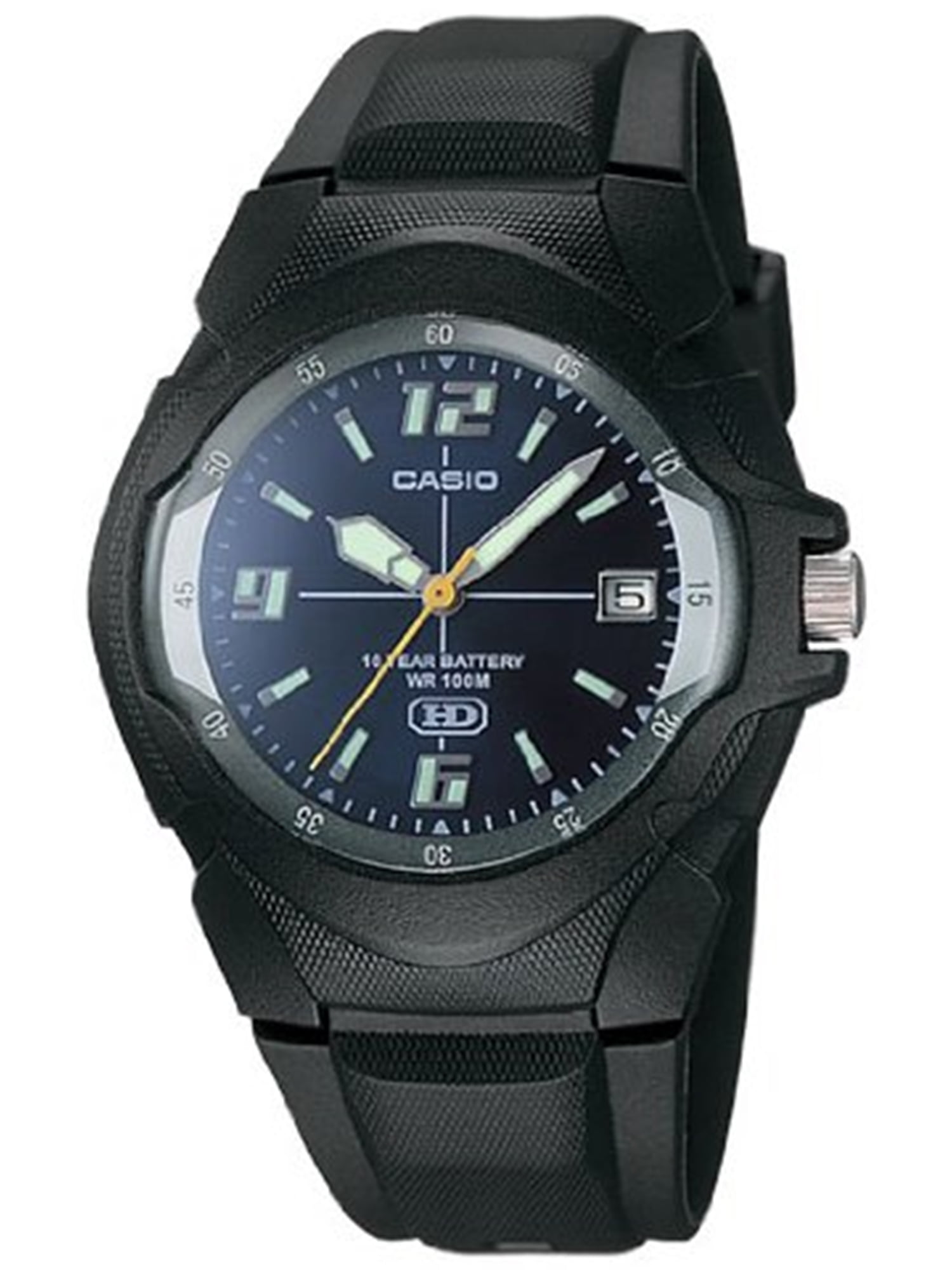 Men's Core MW600F-2AV Black Resin Quartz Watch - Walmart.com