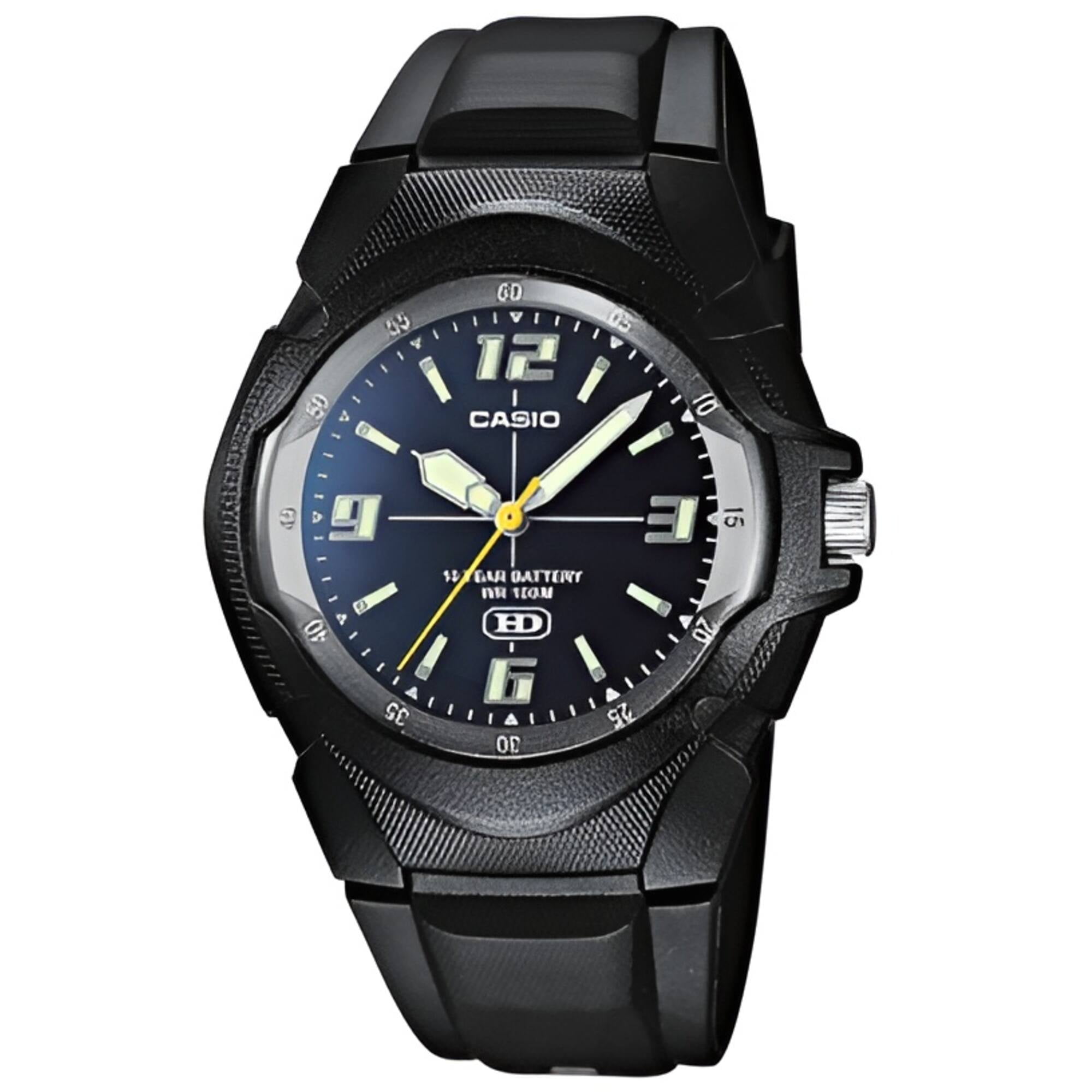 Men's Core MW600F-2AV Black Resin Quartz Watch - Walmart.com