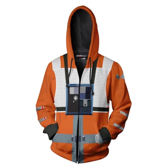 Men's Cosplay Graphics Zip Hoodie 3D Print Unisex Fashion Jacket (X ...