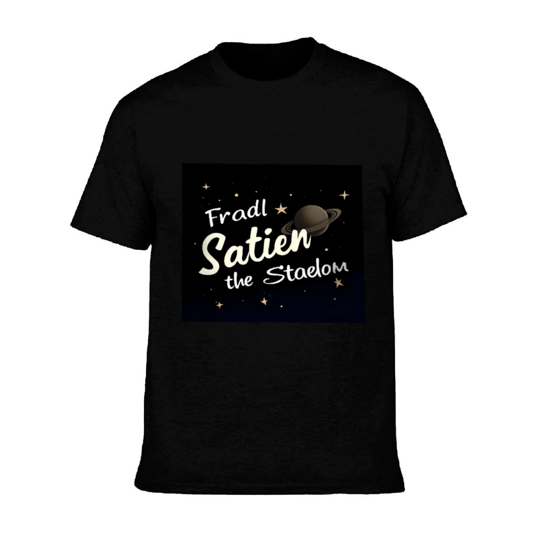 Men's Cotton Short Sleeve T-Shirt - ' Fraðl Satien the Stadum ' Graphic ...